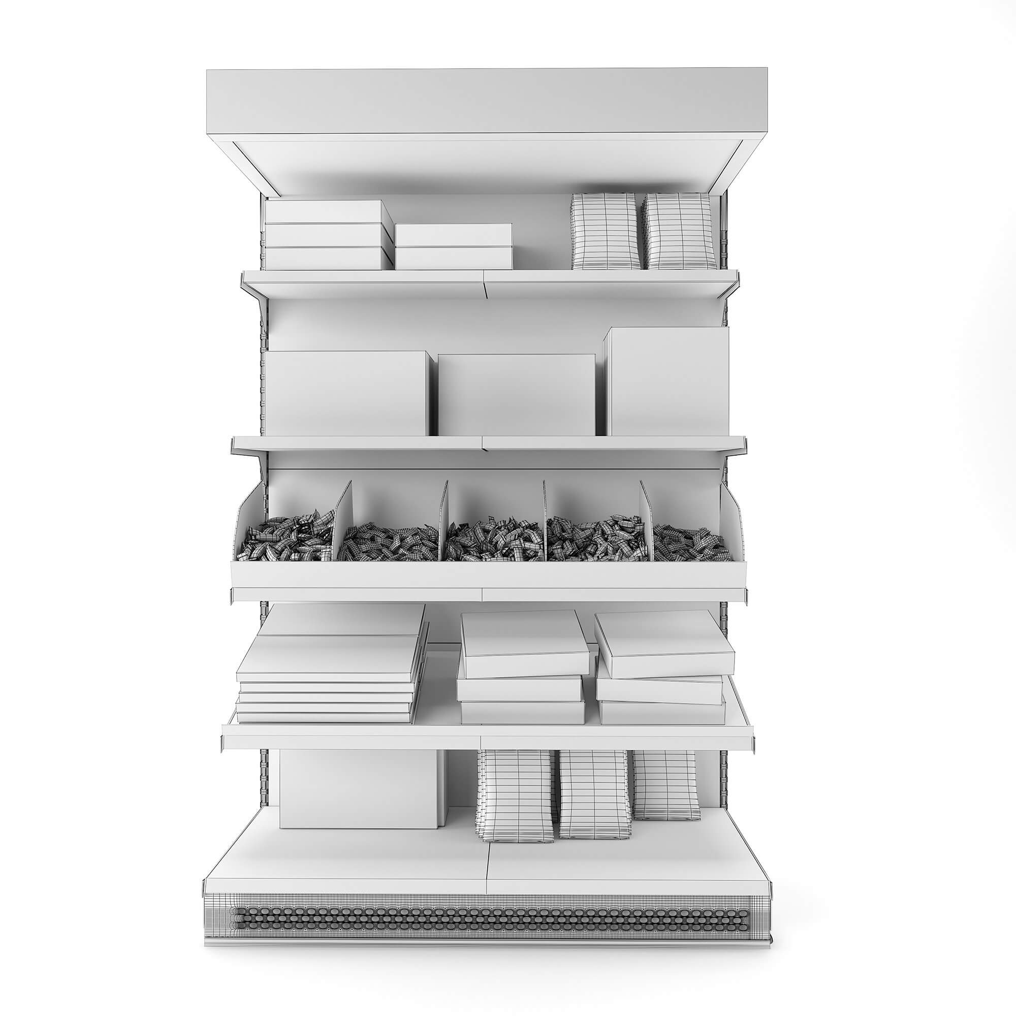 Commercial Rack - 3D Model by maker3d