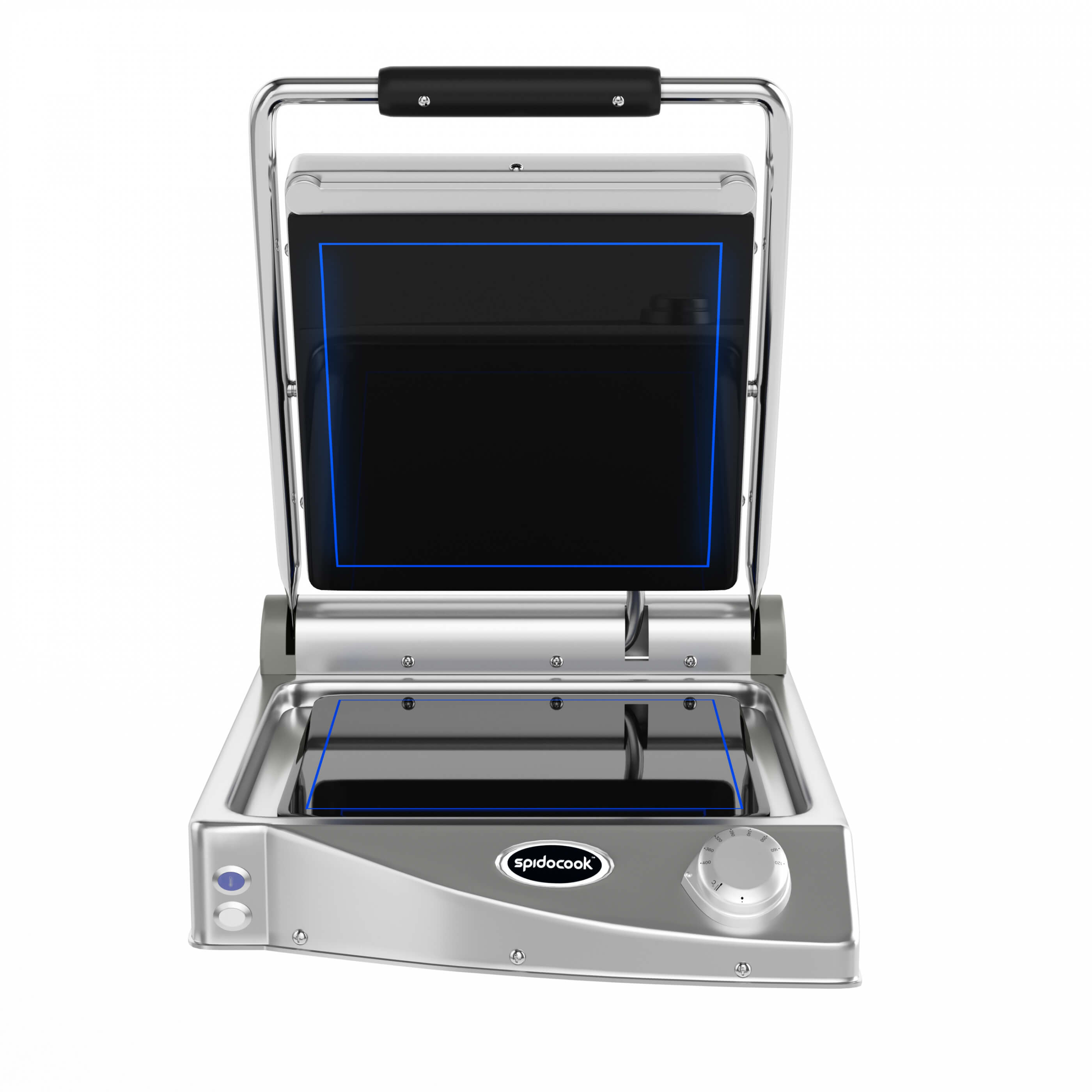 Contact Grill Speedoglass With Black Plate - 3D Model by maker3d