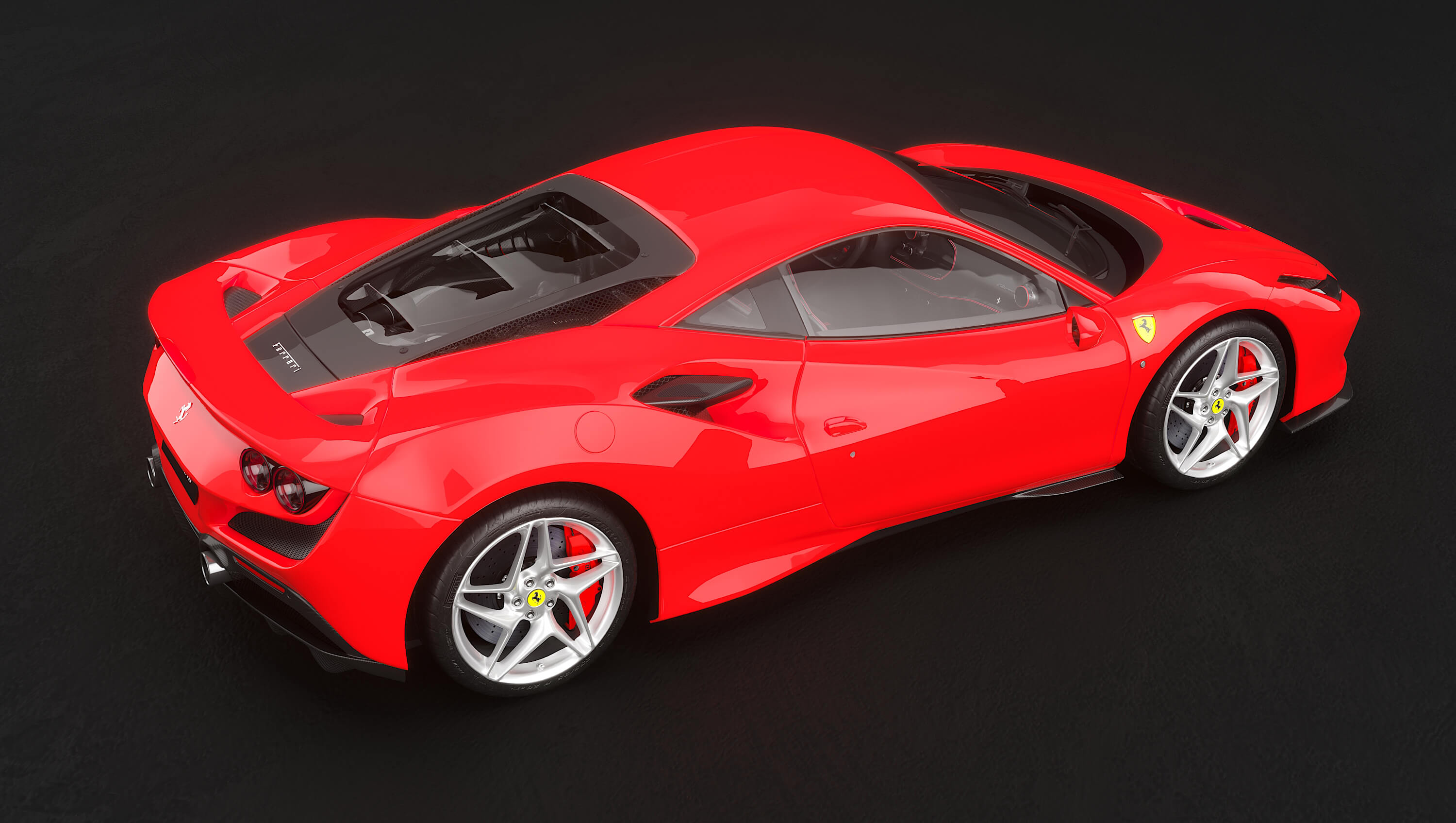 Ferrari F8 Tributo 3D Render, Digital Art by maker3d