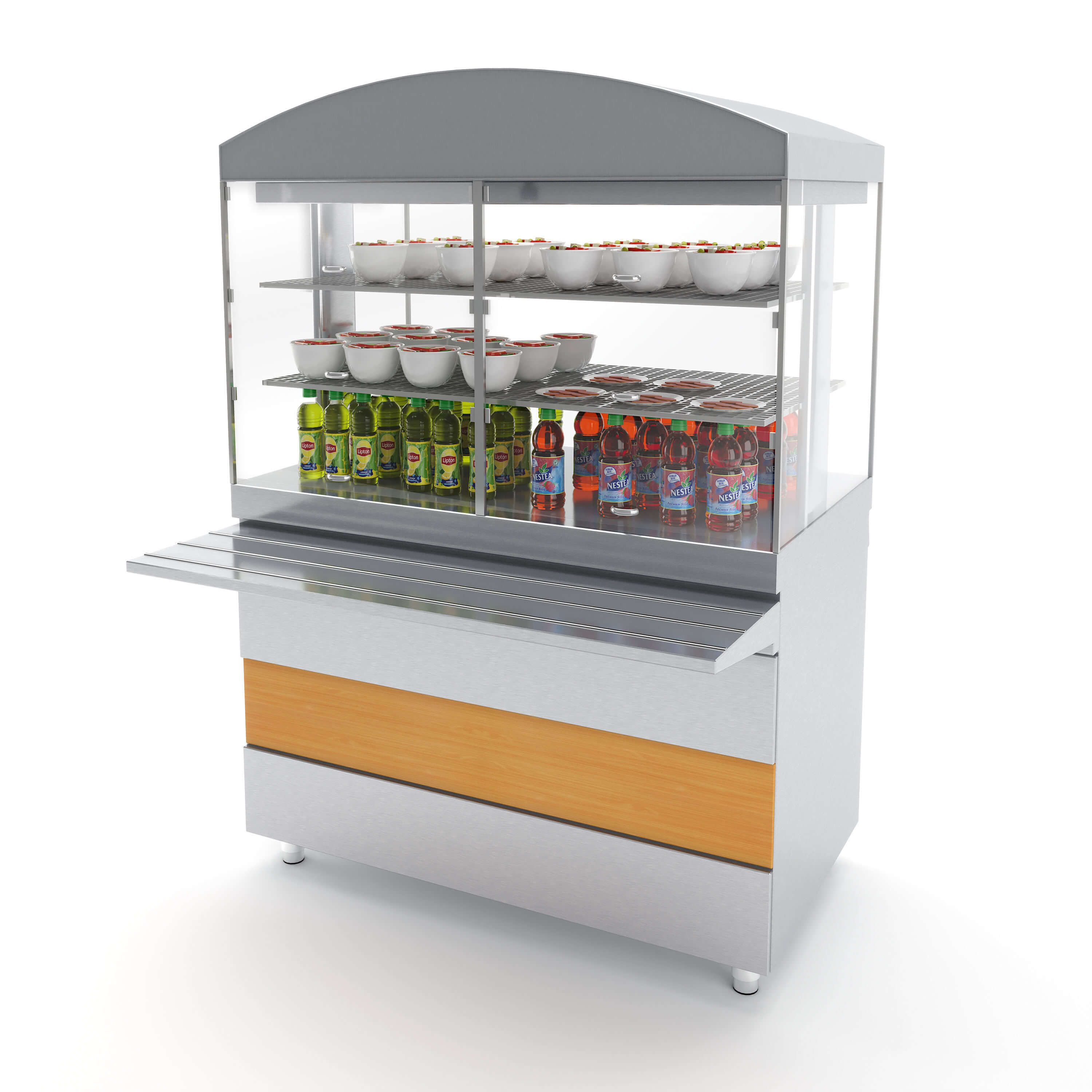 Food distribution line Riviera 3D Render | RenderHub Gallery