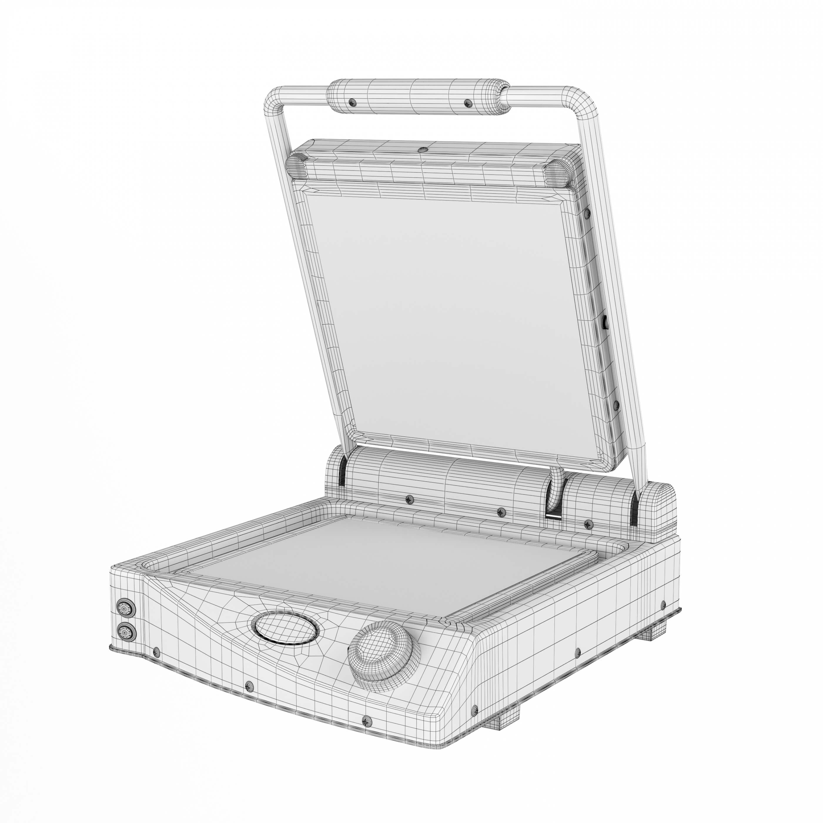 Glass Ceramic Contact Grill Speedoglass - 3D Model by maker3d