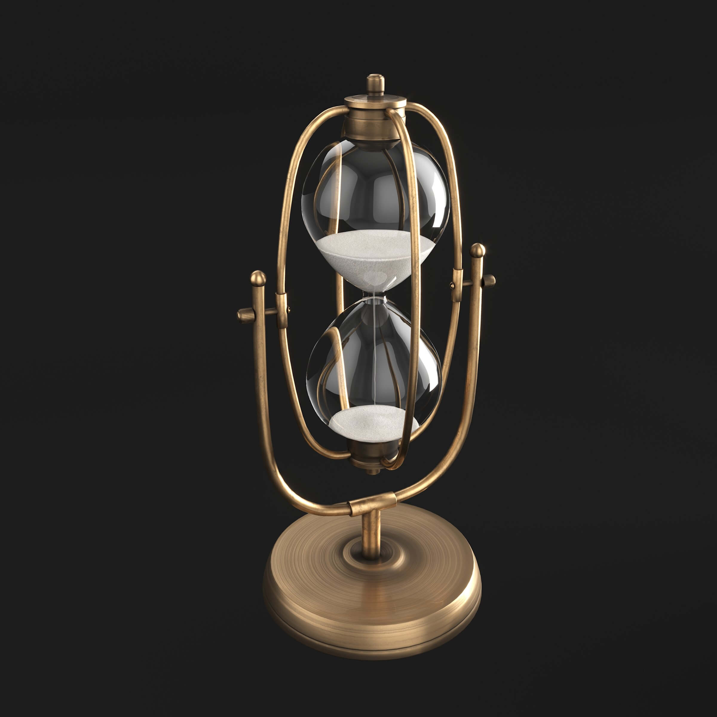 Home Decor - Sand Clock 3D Model by maker3d