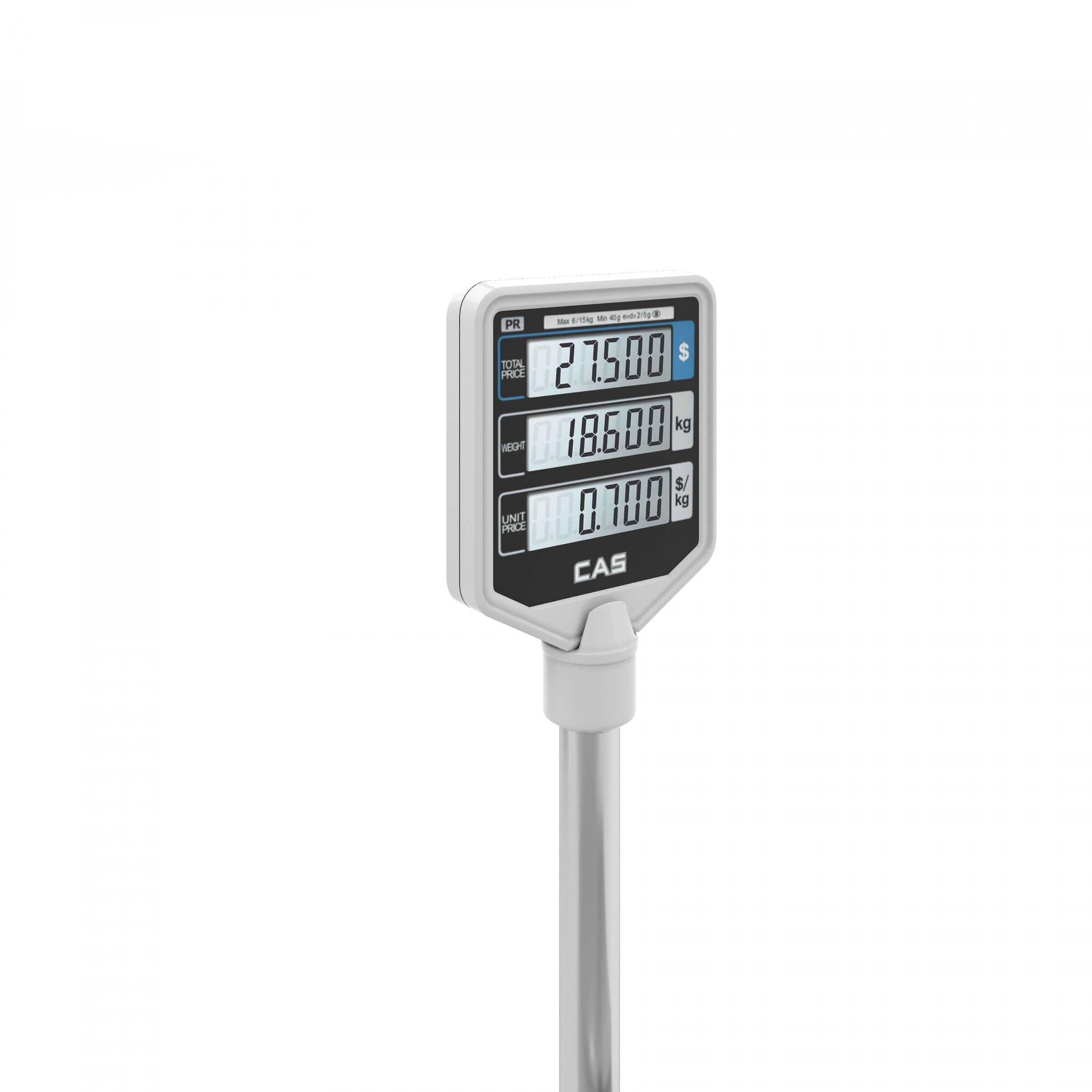 Price Computing Scale CAS PR - 15 3D Model by maker3d