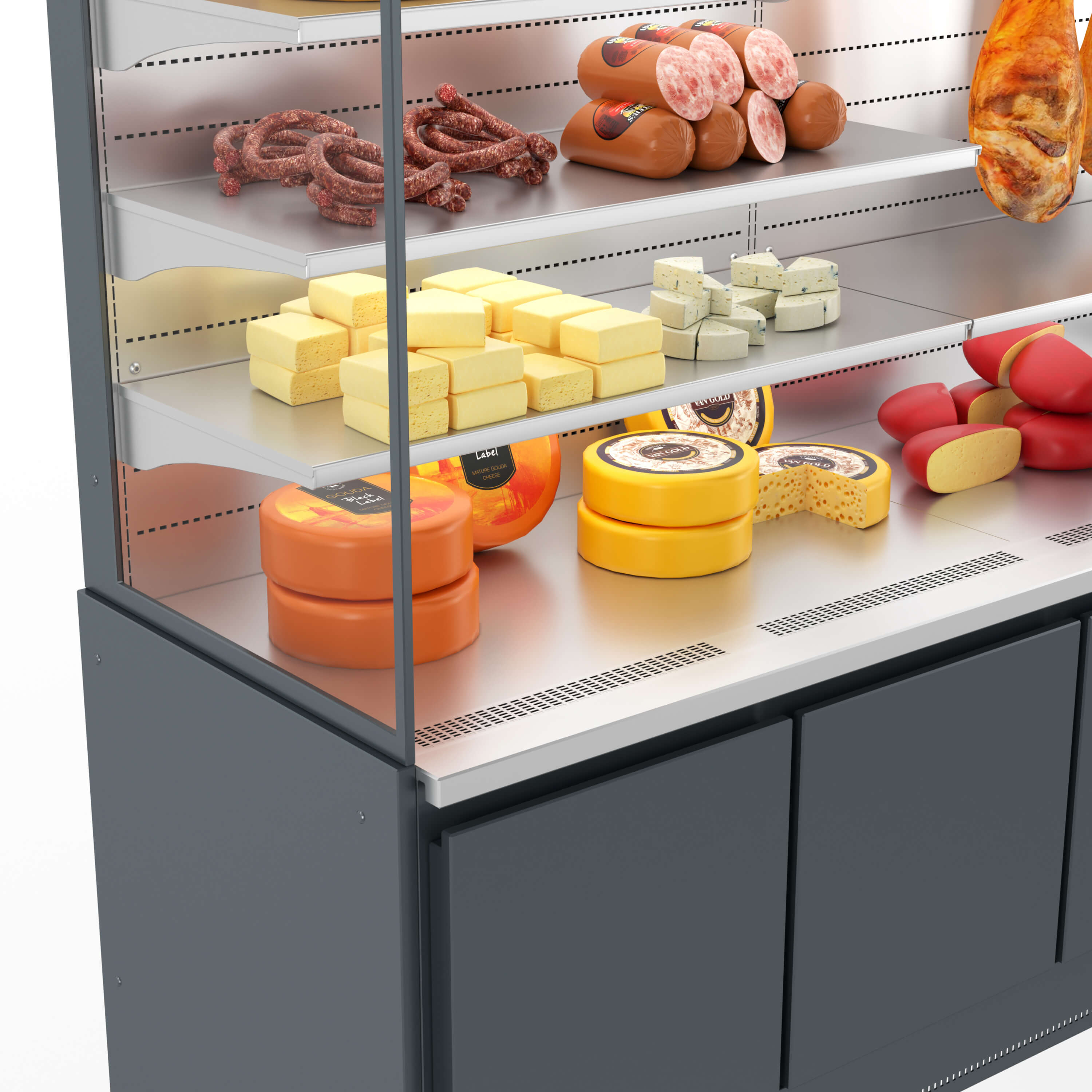 Rear Service Cabinet Losanna - 3D Model by maker3d