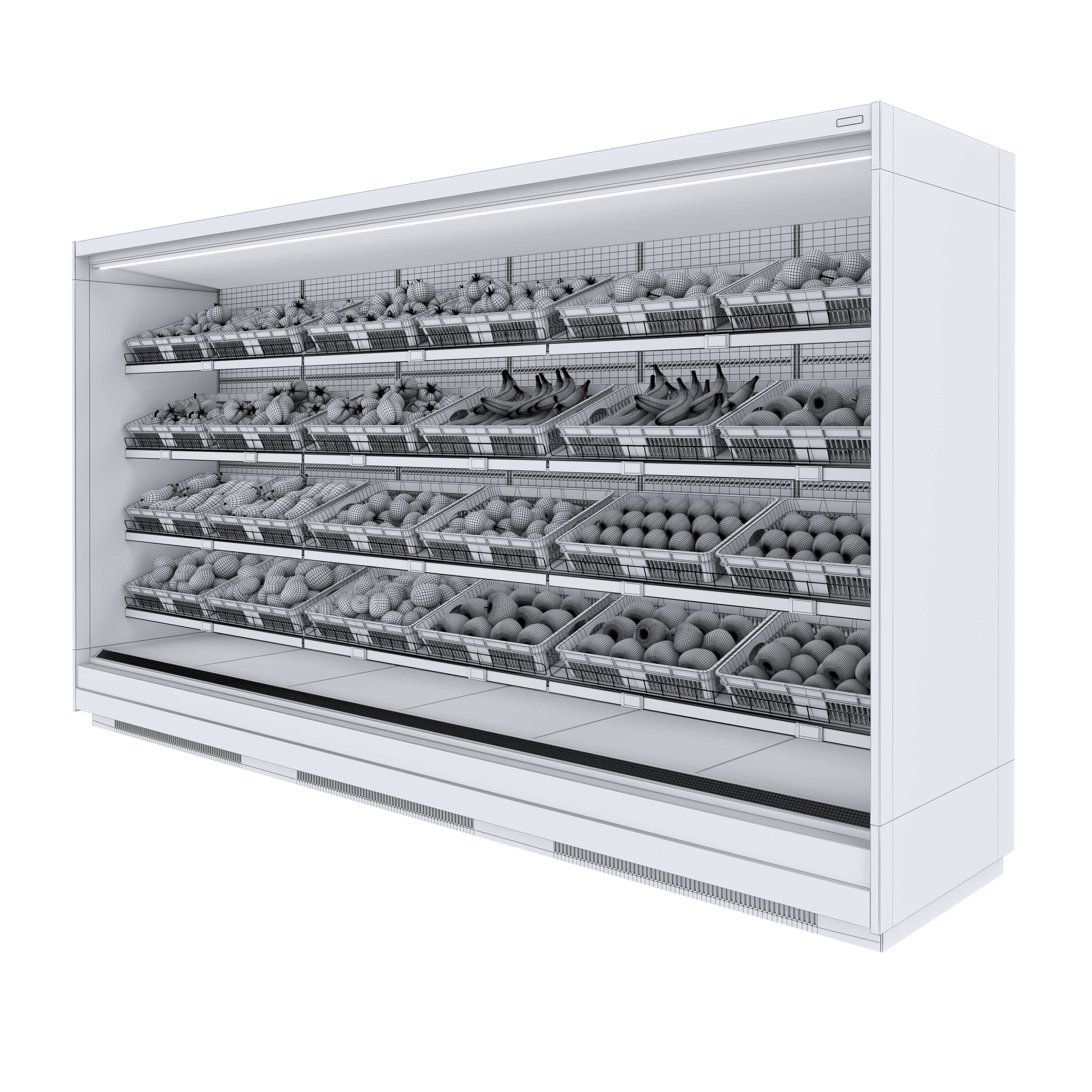 Refrigerated Display Case Arneg - 3D Model by maker3d