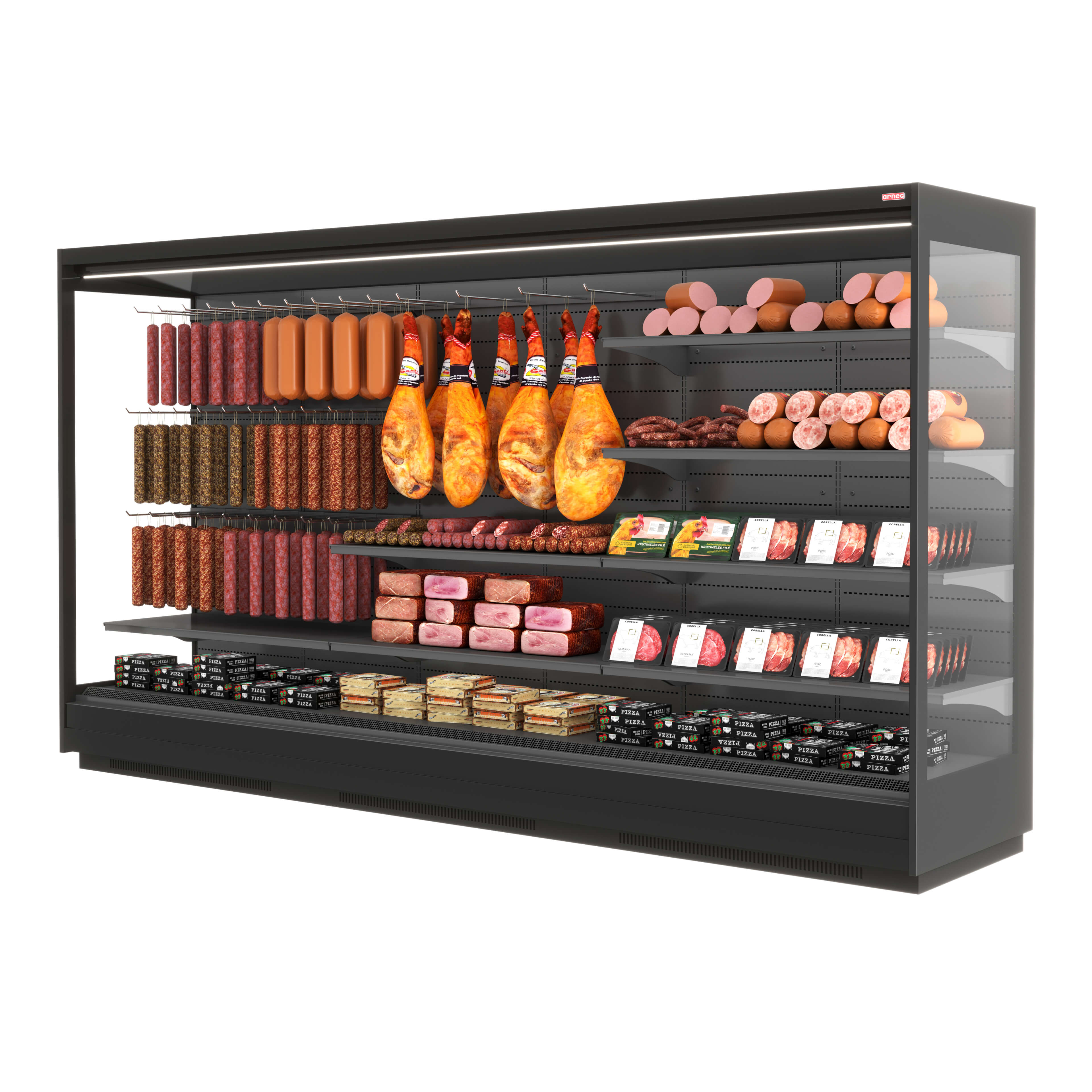 Refrigerated Showcase Berlino Meat - 3D Model by maker3d