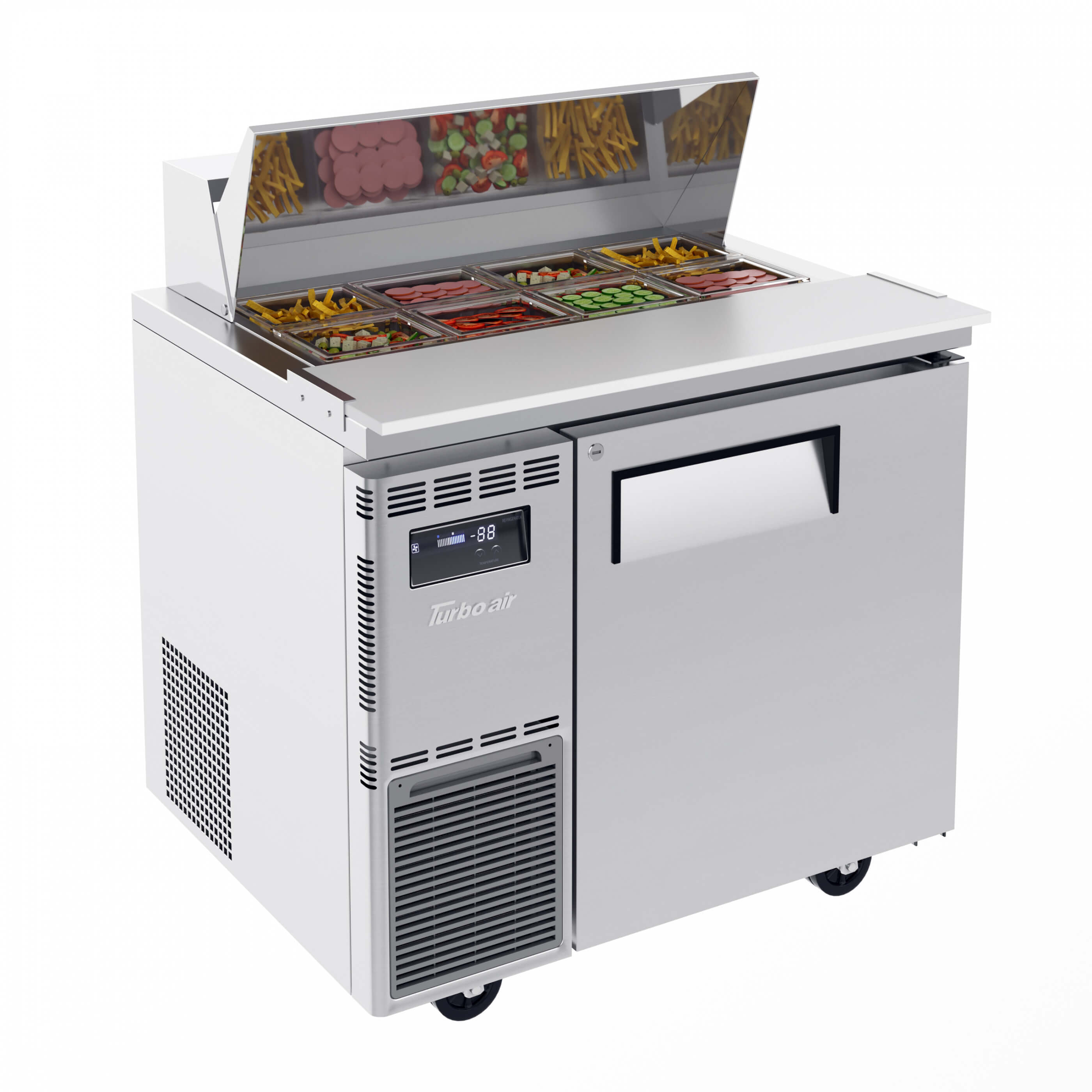 Salad Prep Table Turbo Air - 3D Model by maker3d