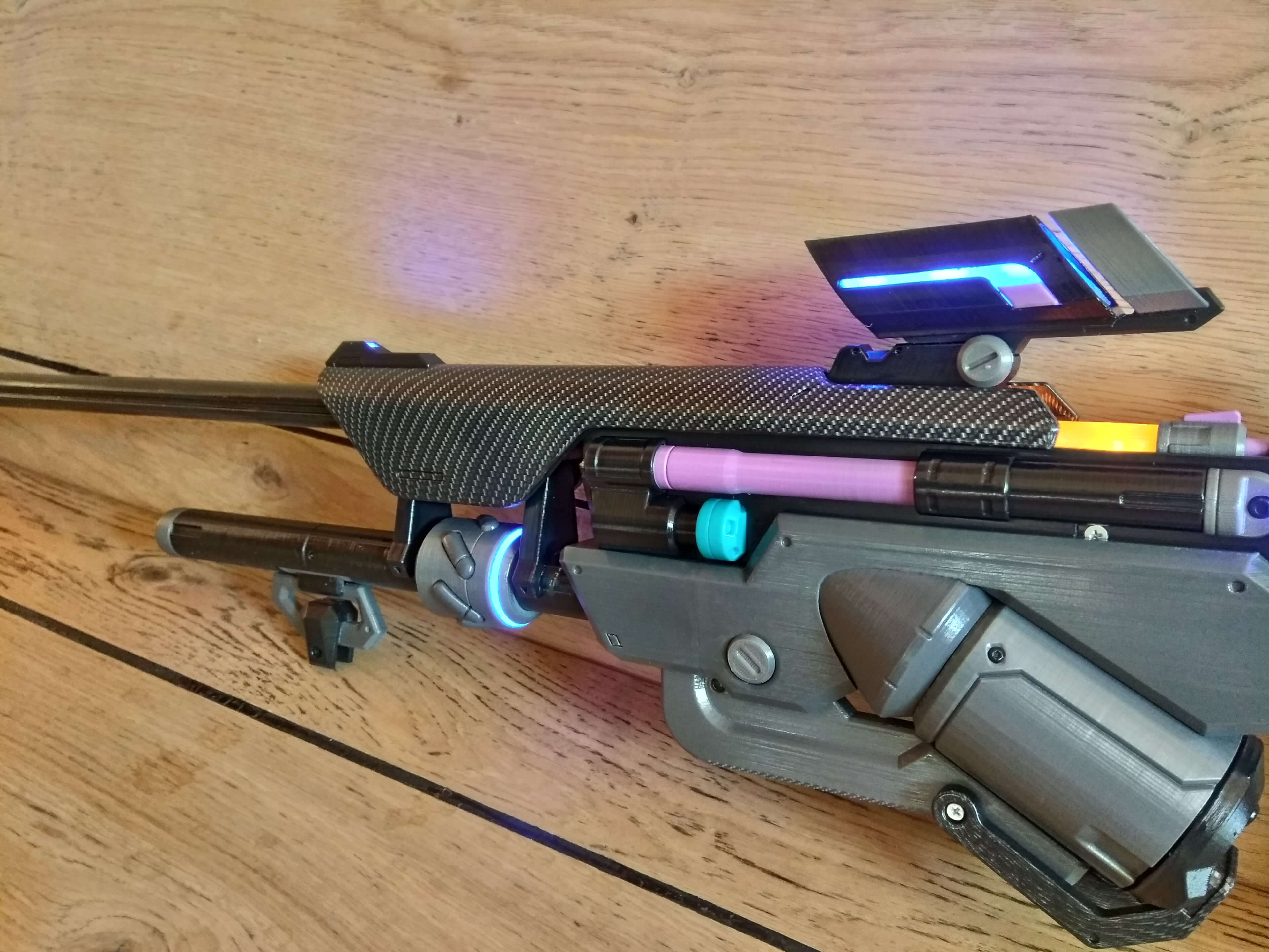 Overwatch ANA Sniper Rifle 3 Skins - 3D Model by MakerLab