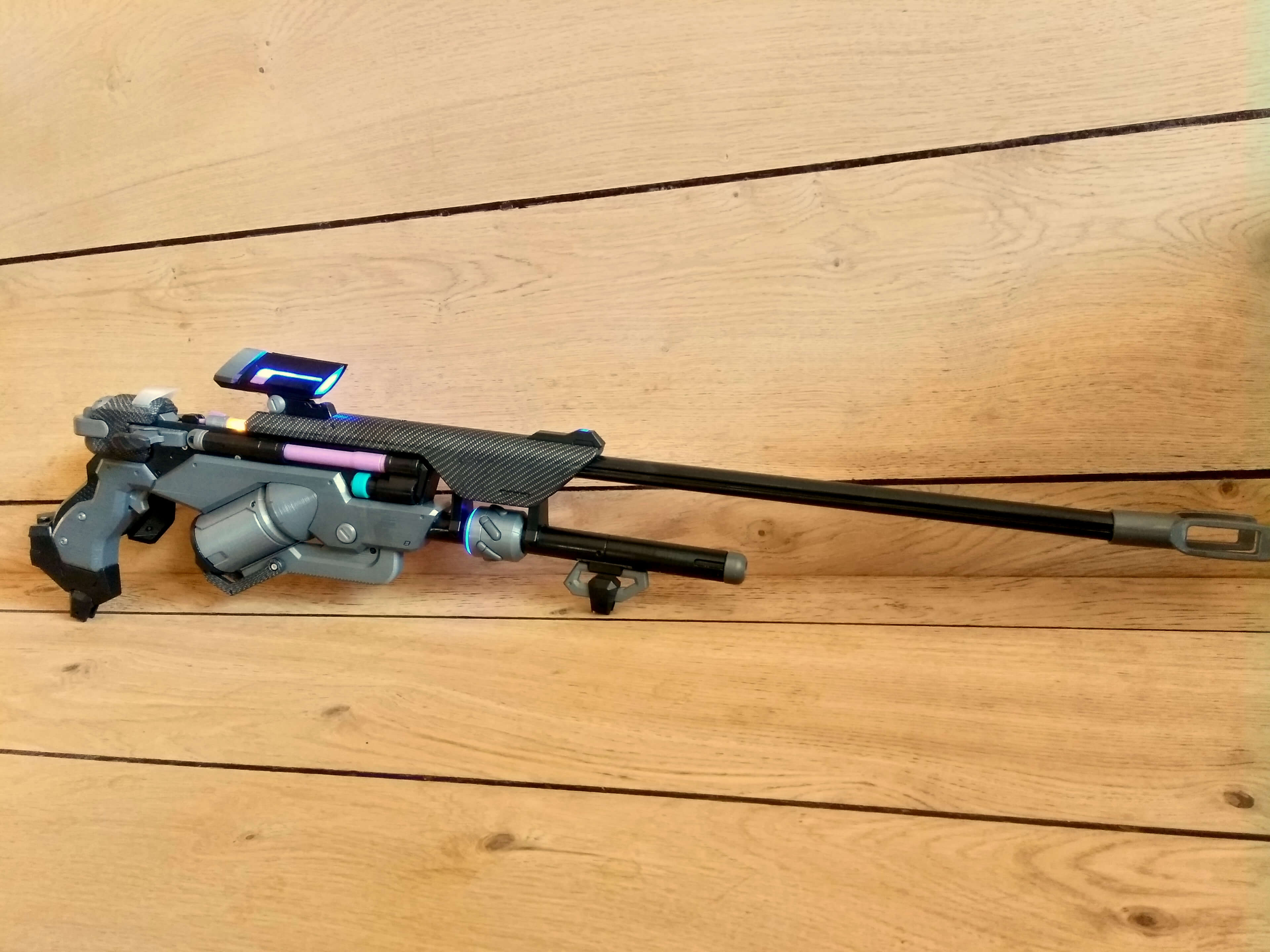 Overwatch ANA Sniper Rifle 3 Skins - 3D Model by MakerLab