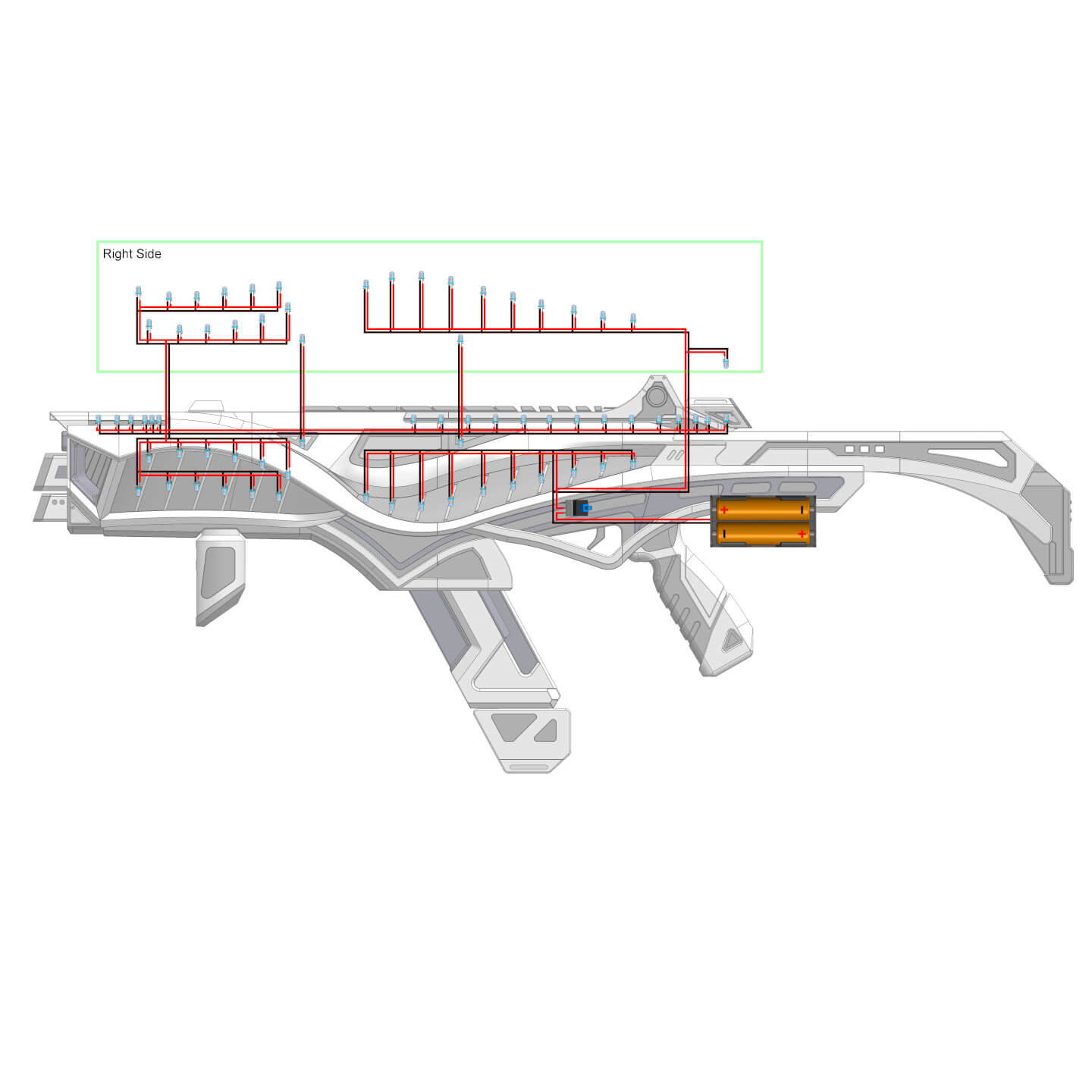 Apex R-99 Cutting Edge - STL OBJ CAD bundle - Commercial Use 3D Model ...