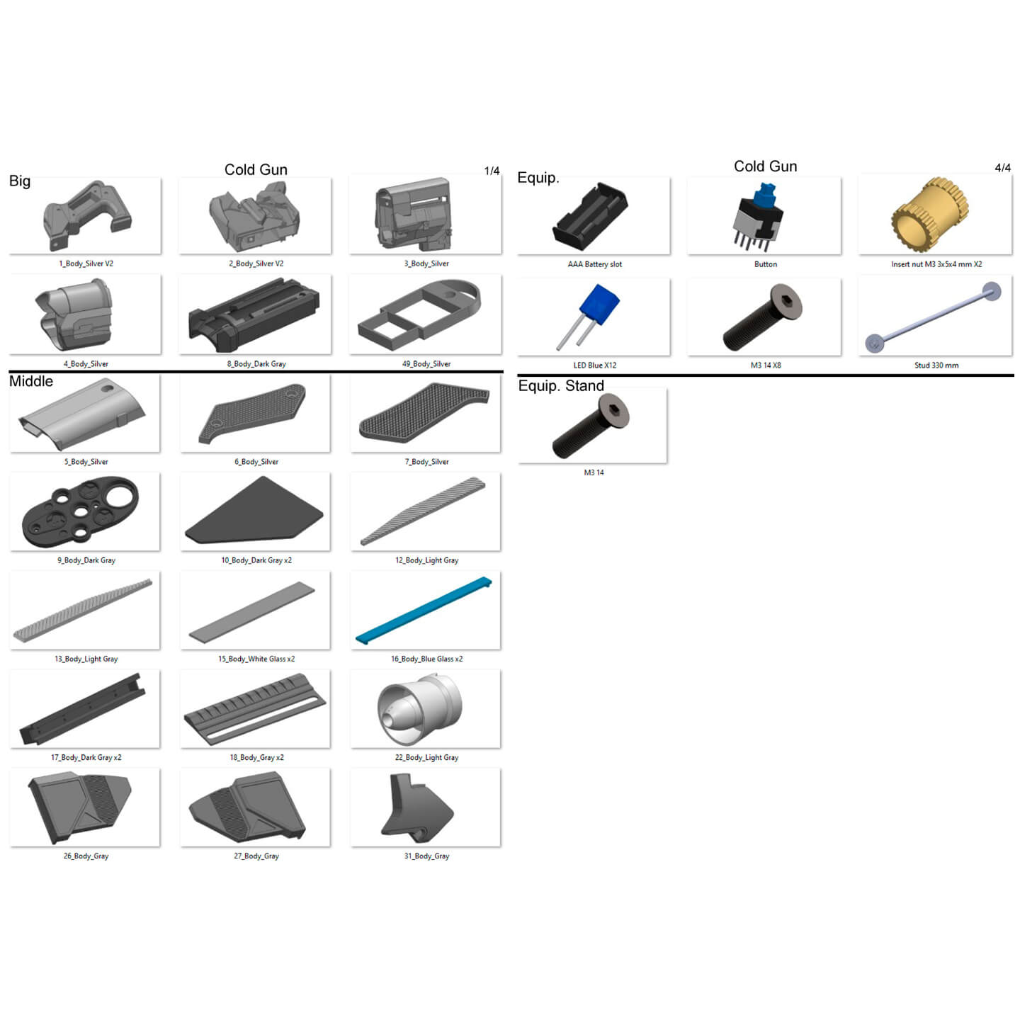 Cold Gun Legends of Tomorrow - 3D Model by MakerLab