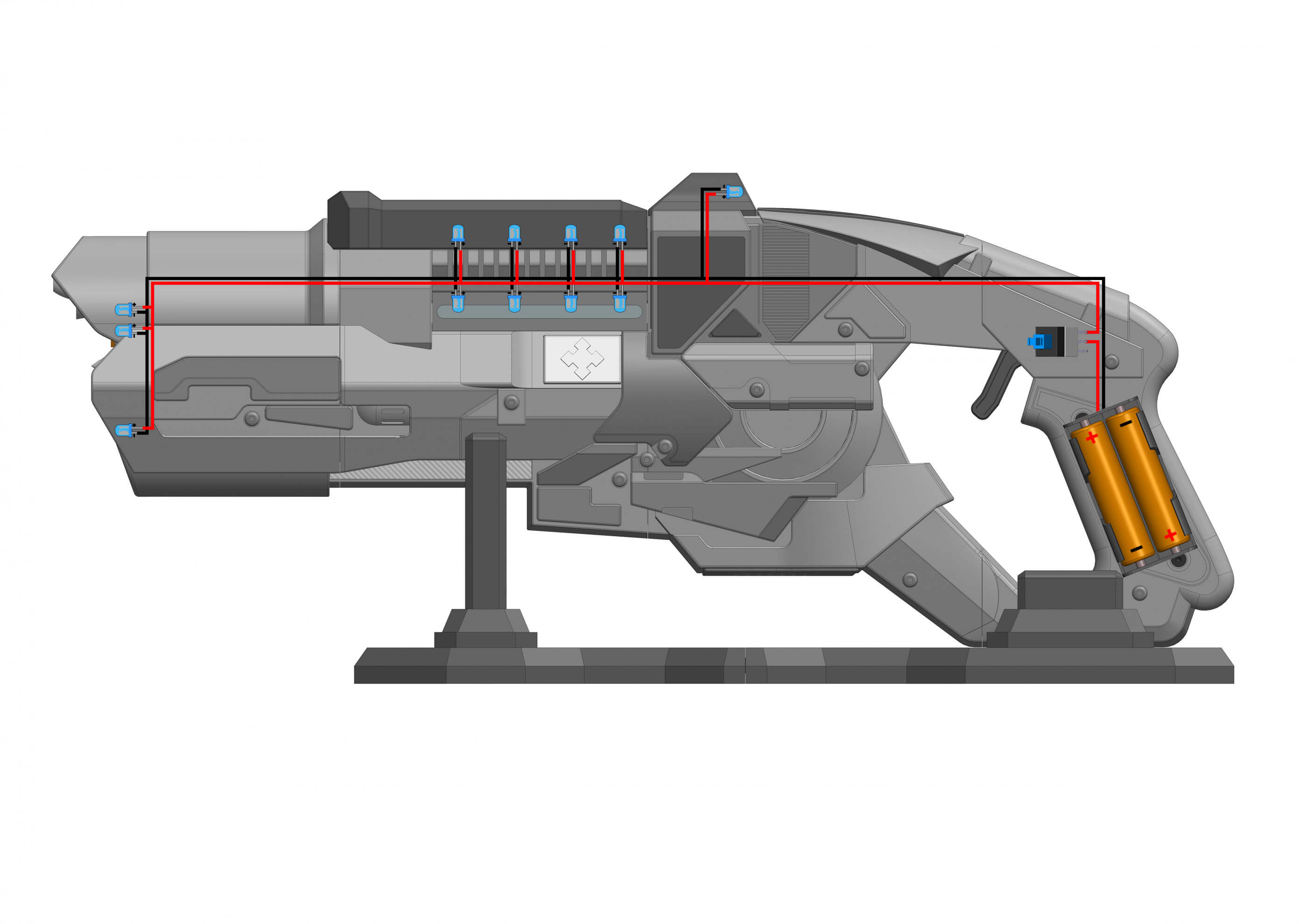 Cold Gun Legends of Tomorrow - 3D Model by MakerLab