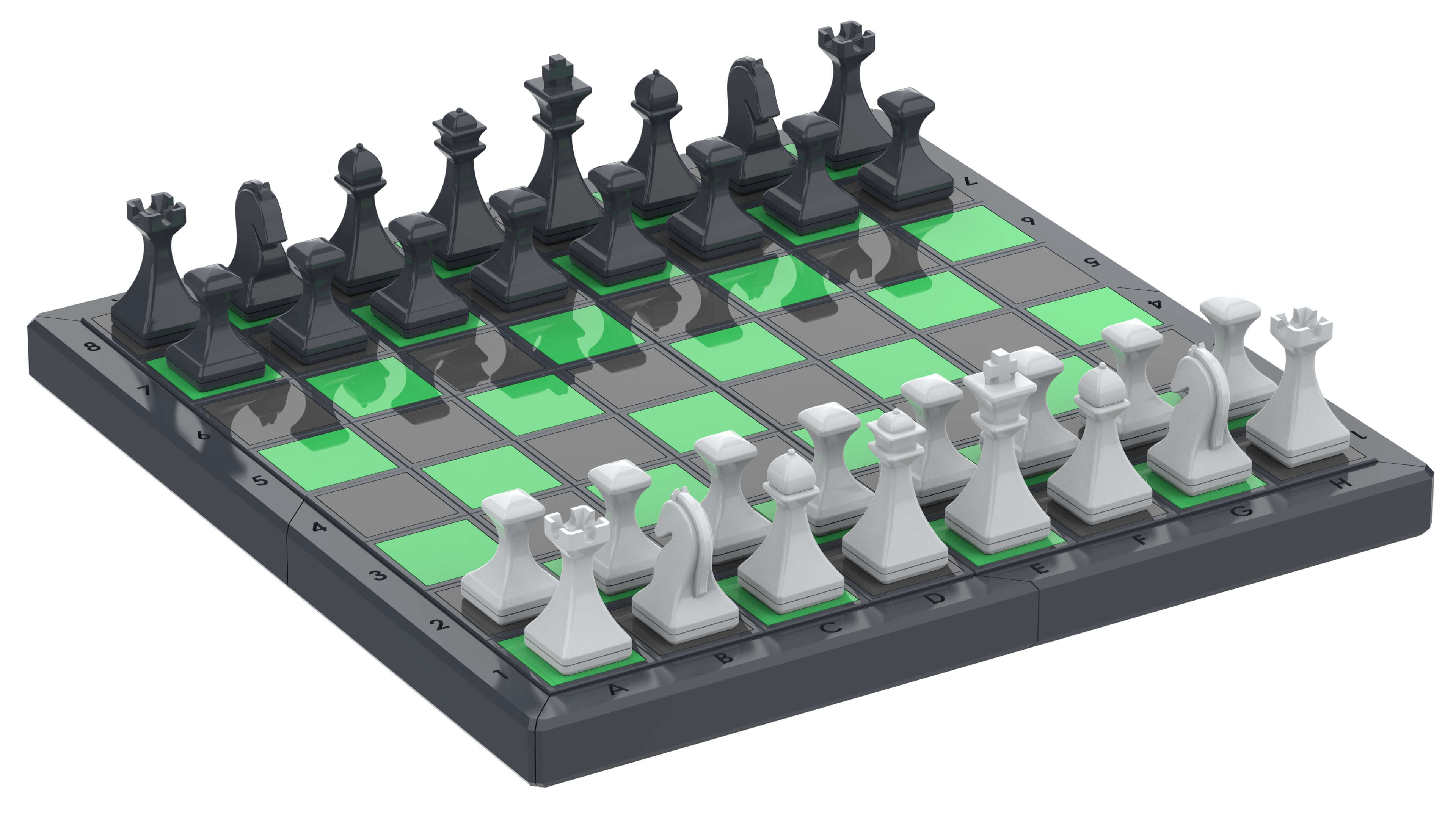 Cube Chess Board - Printable 3D Model - Stl Files - Type 1 by MakerLab