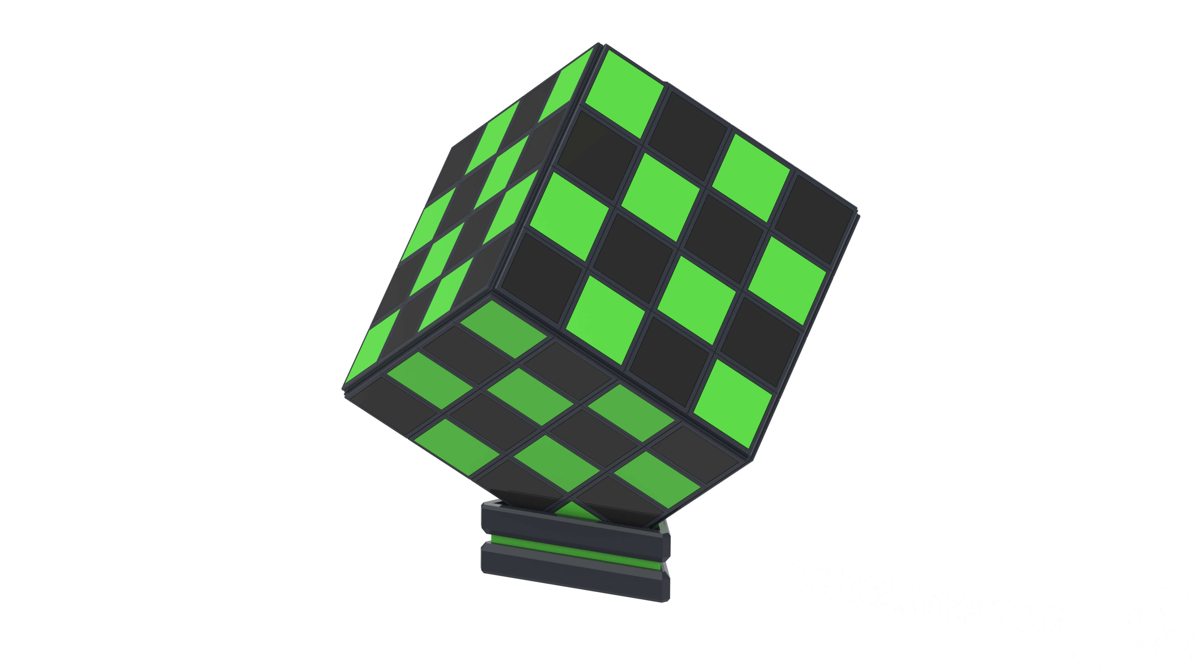 Cube Chess Board - Printable 3D Model - STL Files - Type 2 by MakerLab
