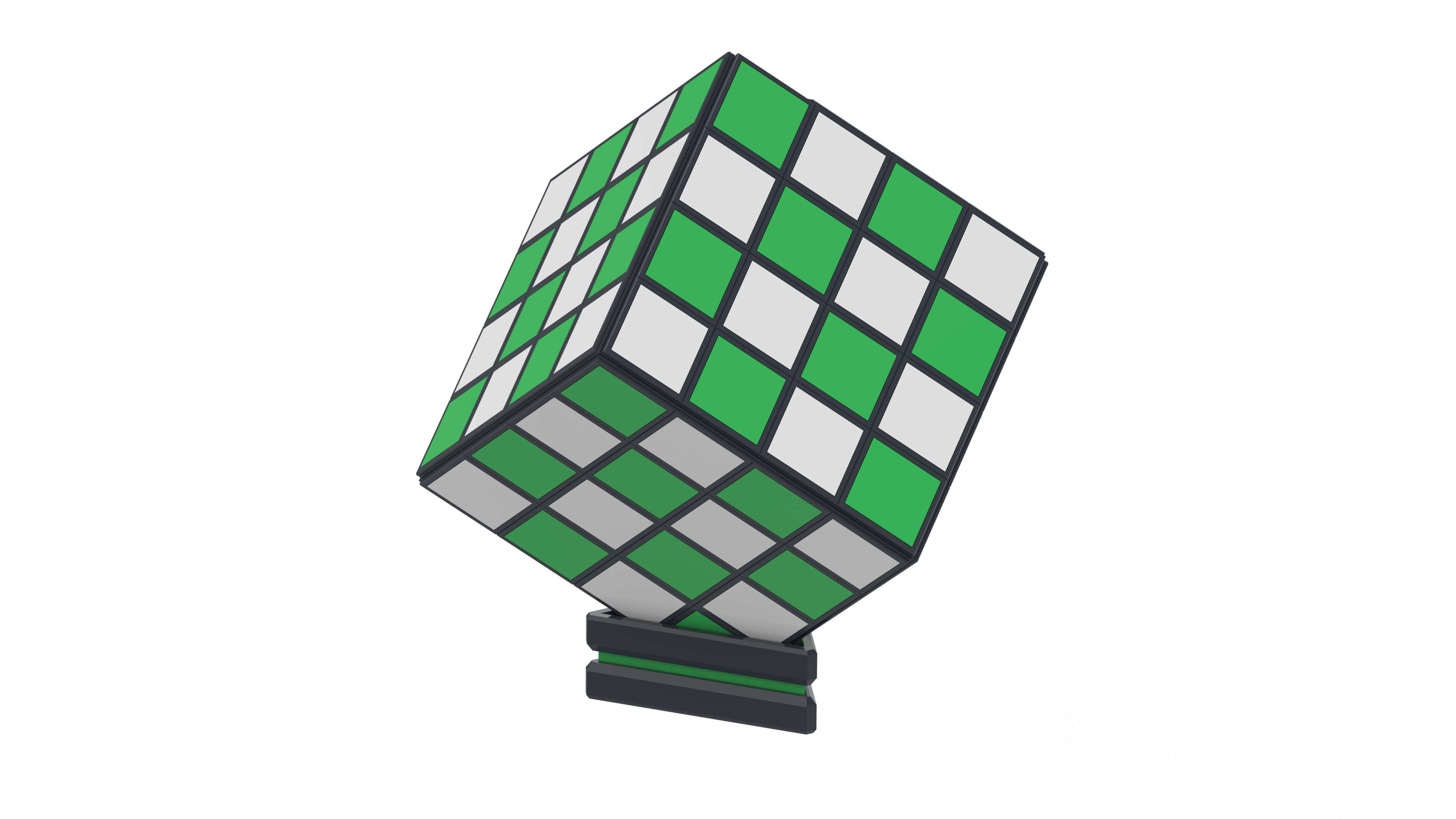 Cube Chess Board - Printable 3D Model - STL Files - Type 2 by MakerLab