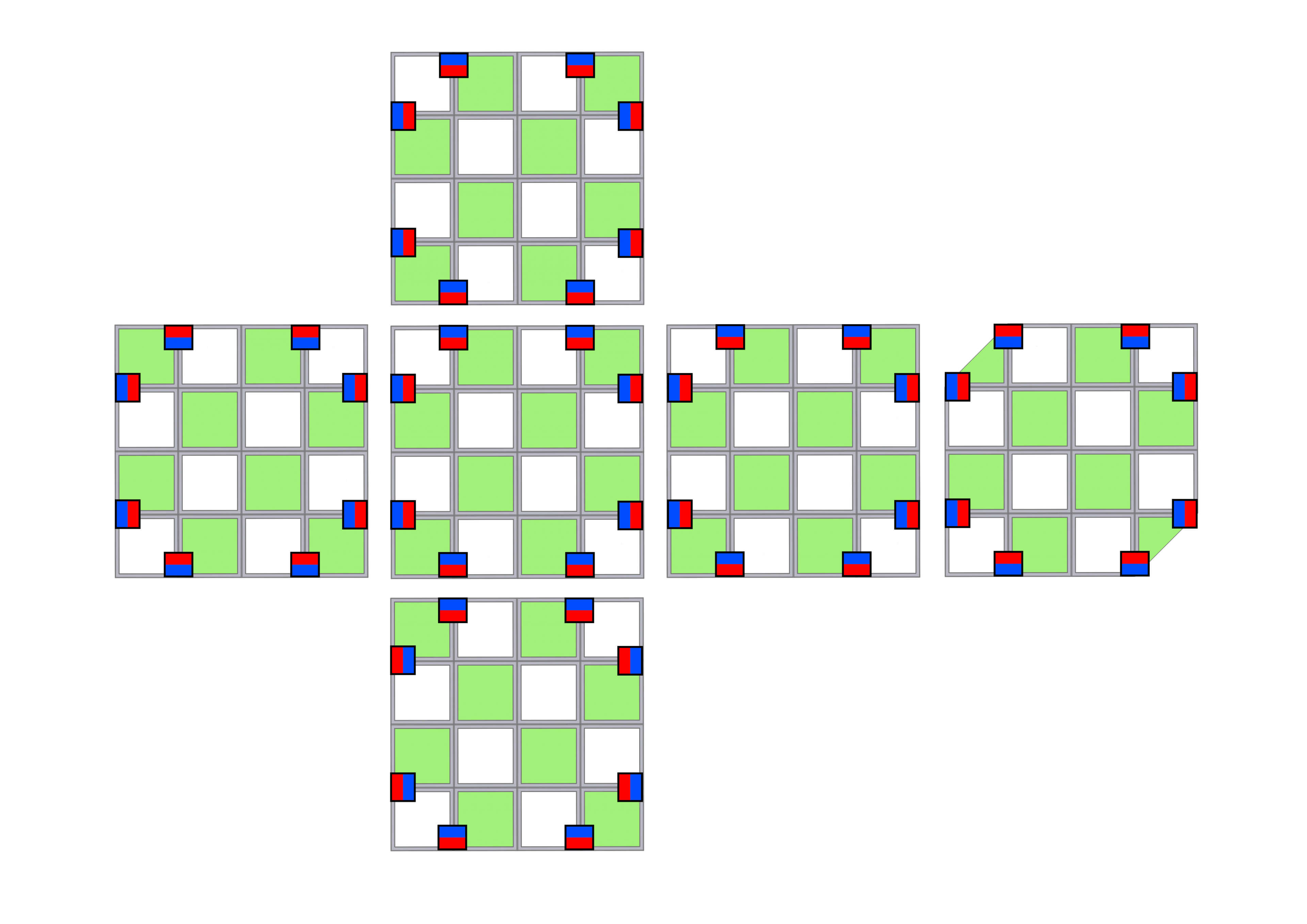 Cube Chess Board - Printable 3D Model - STL Files - Type 2 by MakerLab