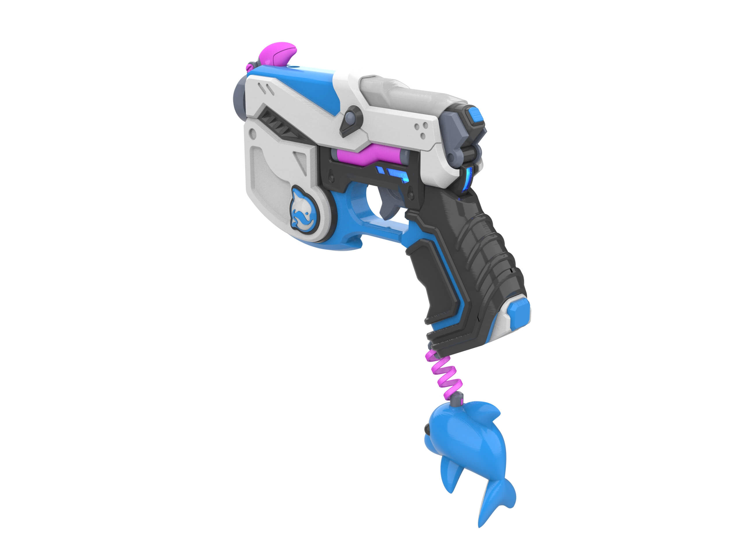 Overwatch DVa Blaster Waveracer Skin - 3D Model by MakerLab