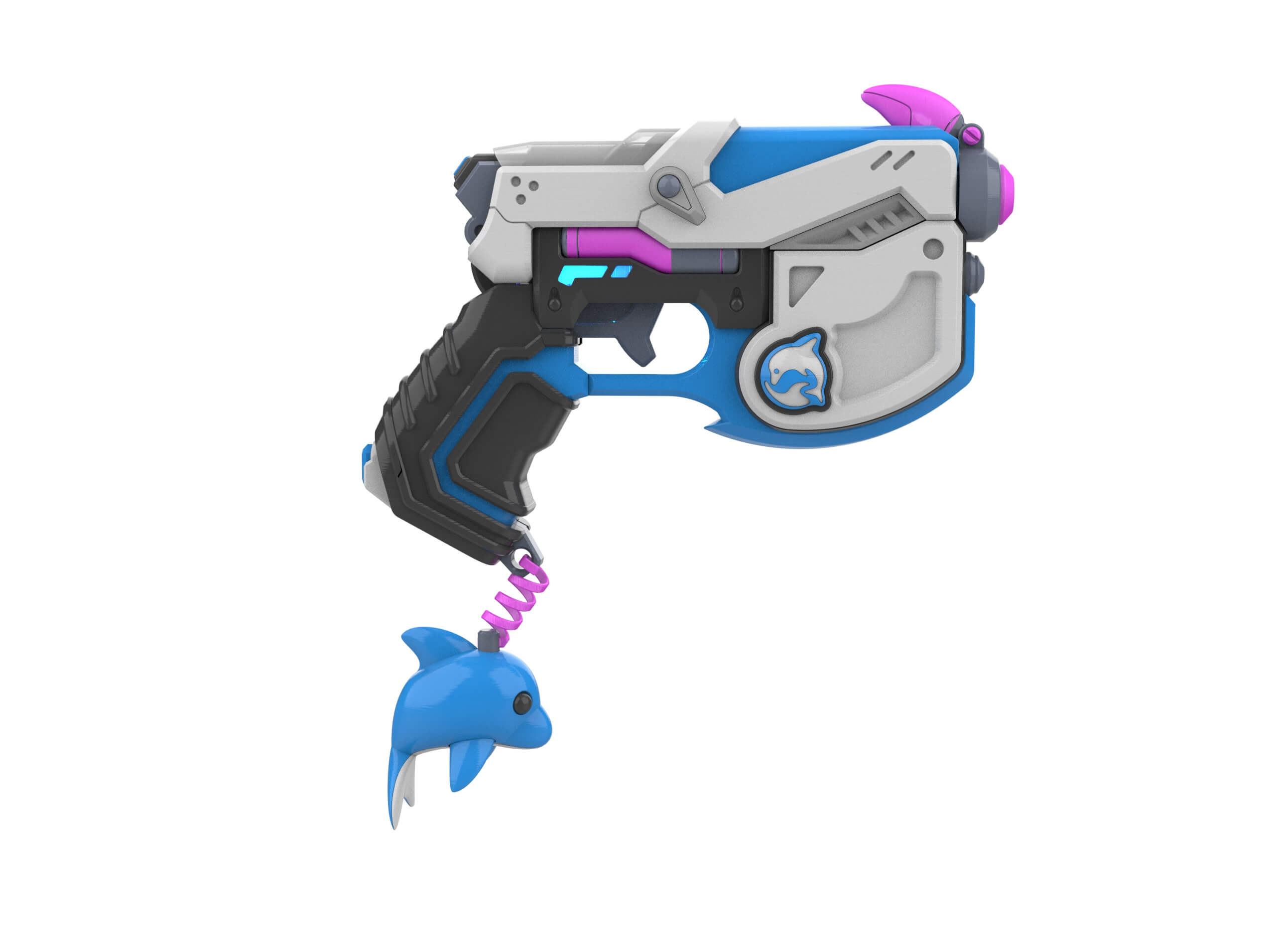 Overwatch DVa Blaster Waveracer Skin - 3D Model by MakerLab