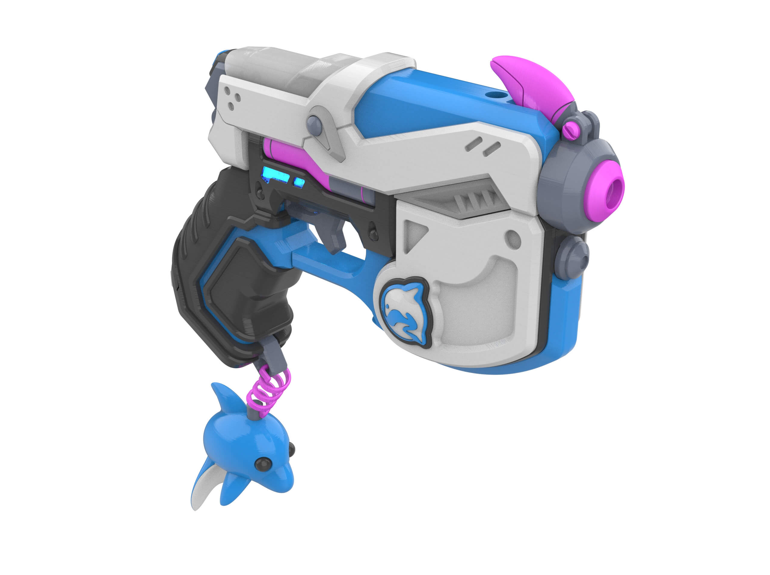 Overwatch DVa Blaster Waveracer Skin - 3D Model by MakerLab