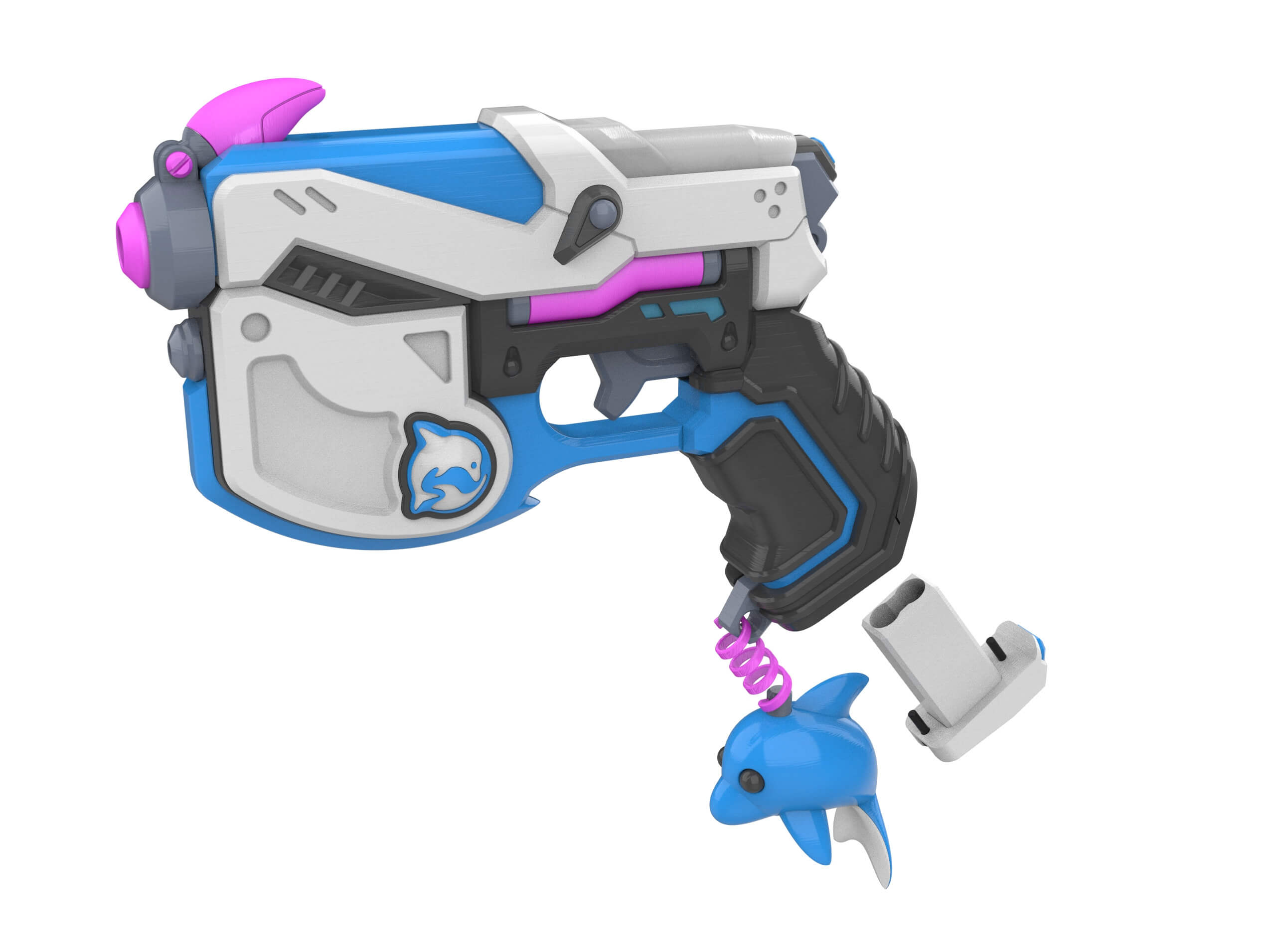Overwatch DVa Blaster Waveracer Skin - 3D Model by MakerLab