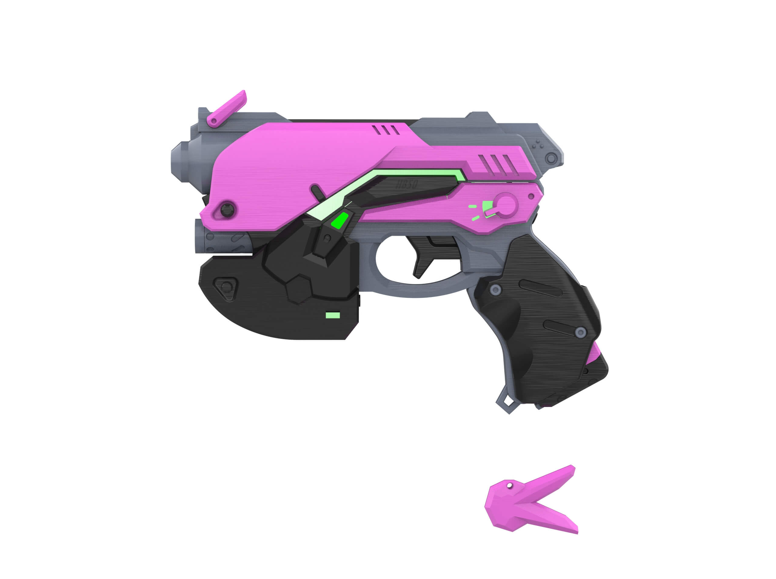 Overwatch Dva Original Blaster - 3D Model by MakerLab