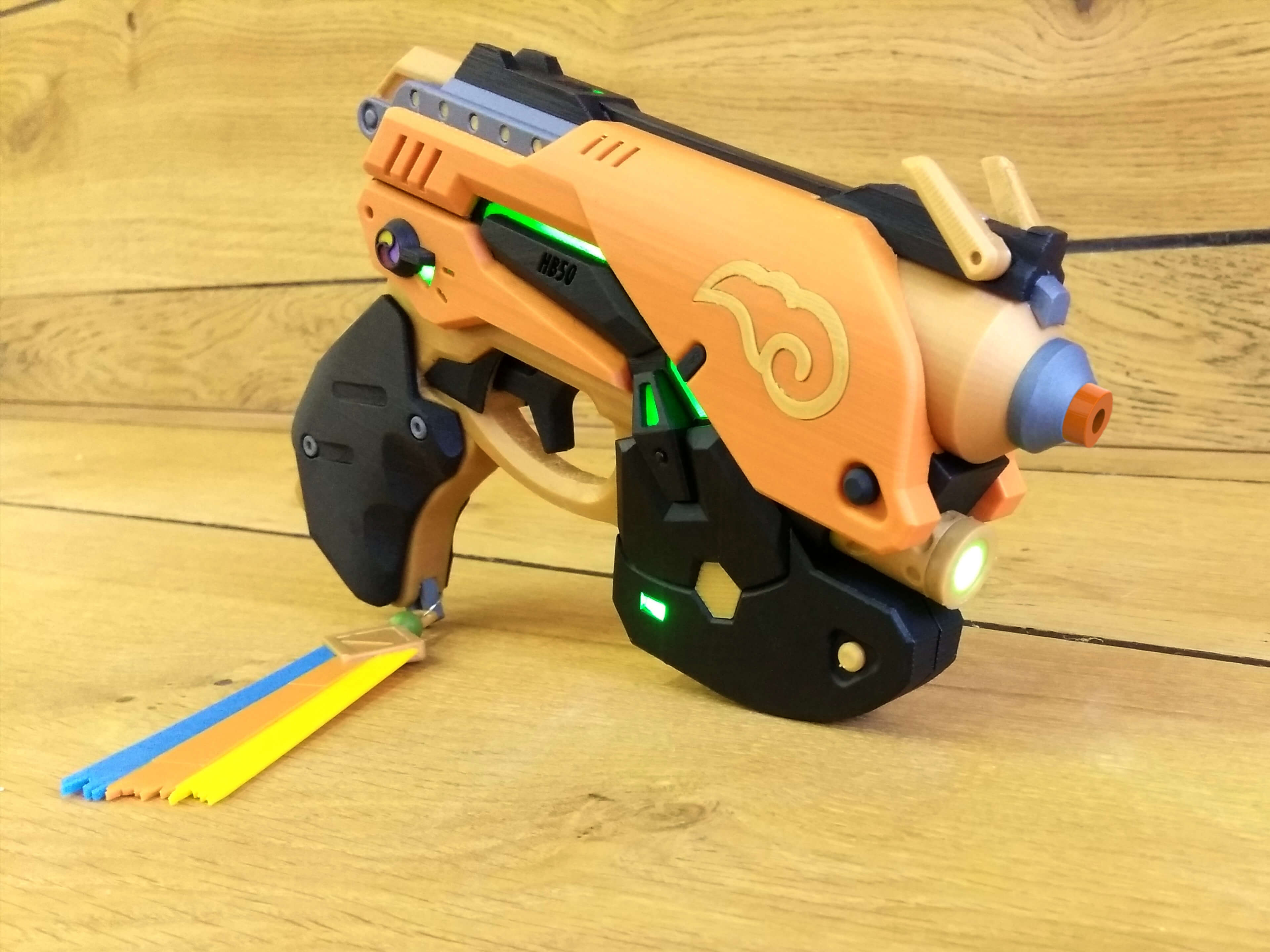 Overwatch DVa Palanquin Blaster - 3D Model by MakerLab