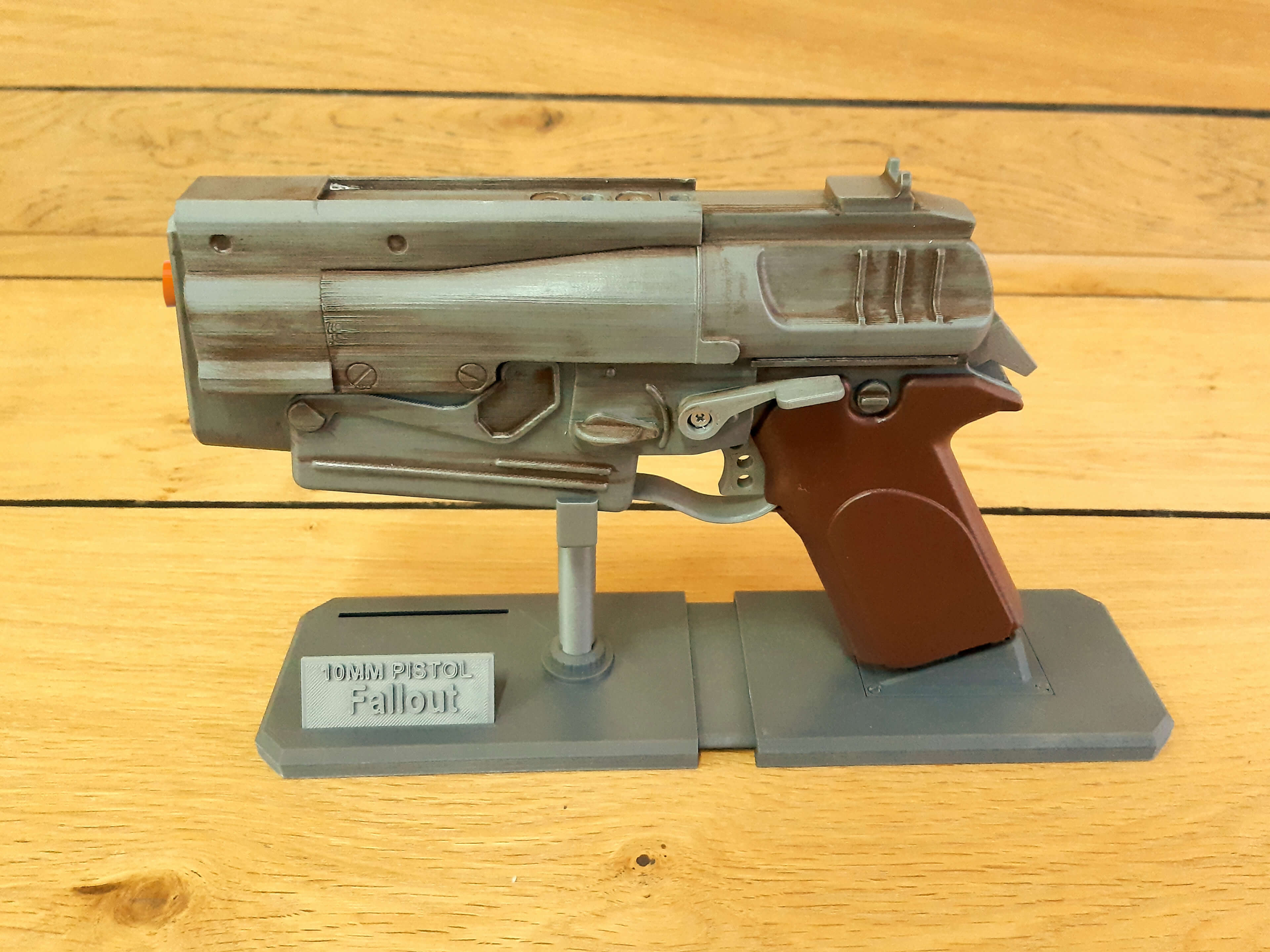 Fallout 10mm Pistol - 3D Model by MakerLab