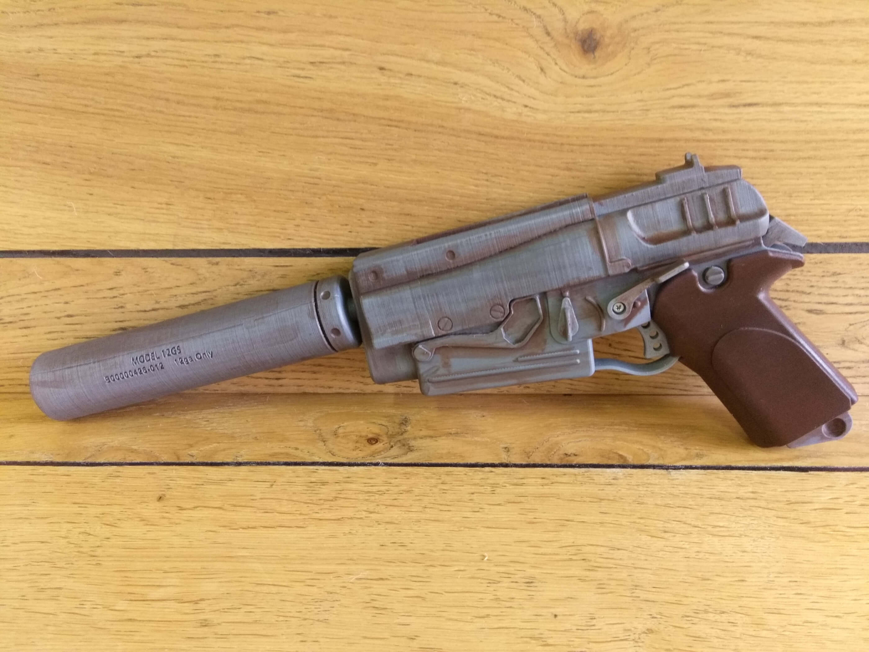 Fallout 10mm Pistol - 3D Model by MakerLab