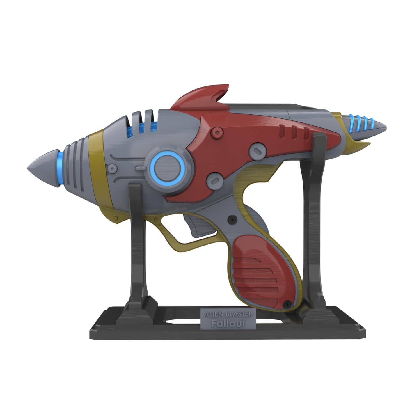 Fallout Alien Blaster - STL OBJ CAD Bundle - Commercial Use 3D Model by ...
