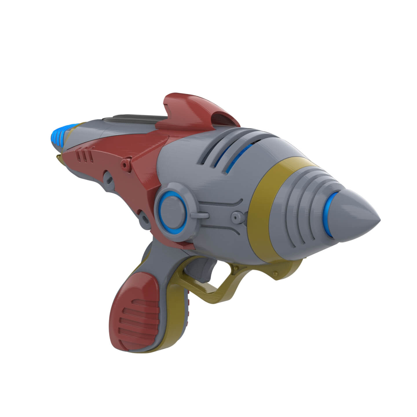 Fallout Alien Blaster - STL OBJ CAD Bundle - Commercial Use 3D Model by ...