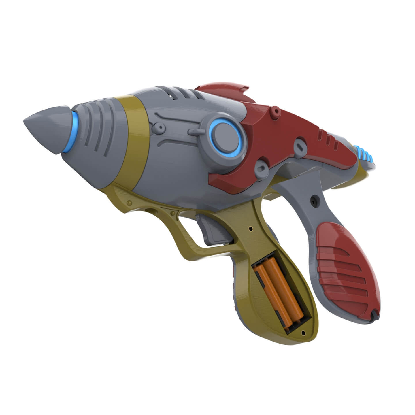 Fallout Alien Blaster - STL OBJ CAD Bundle - Commercial Use 3D Model by ...