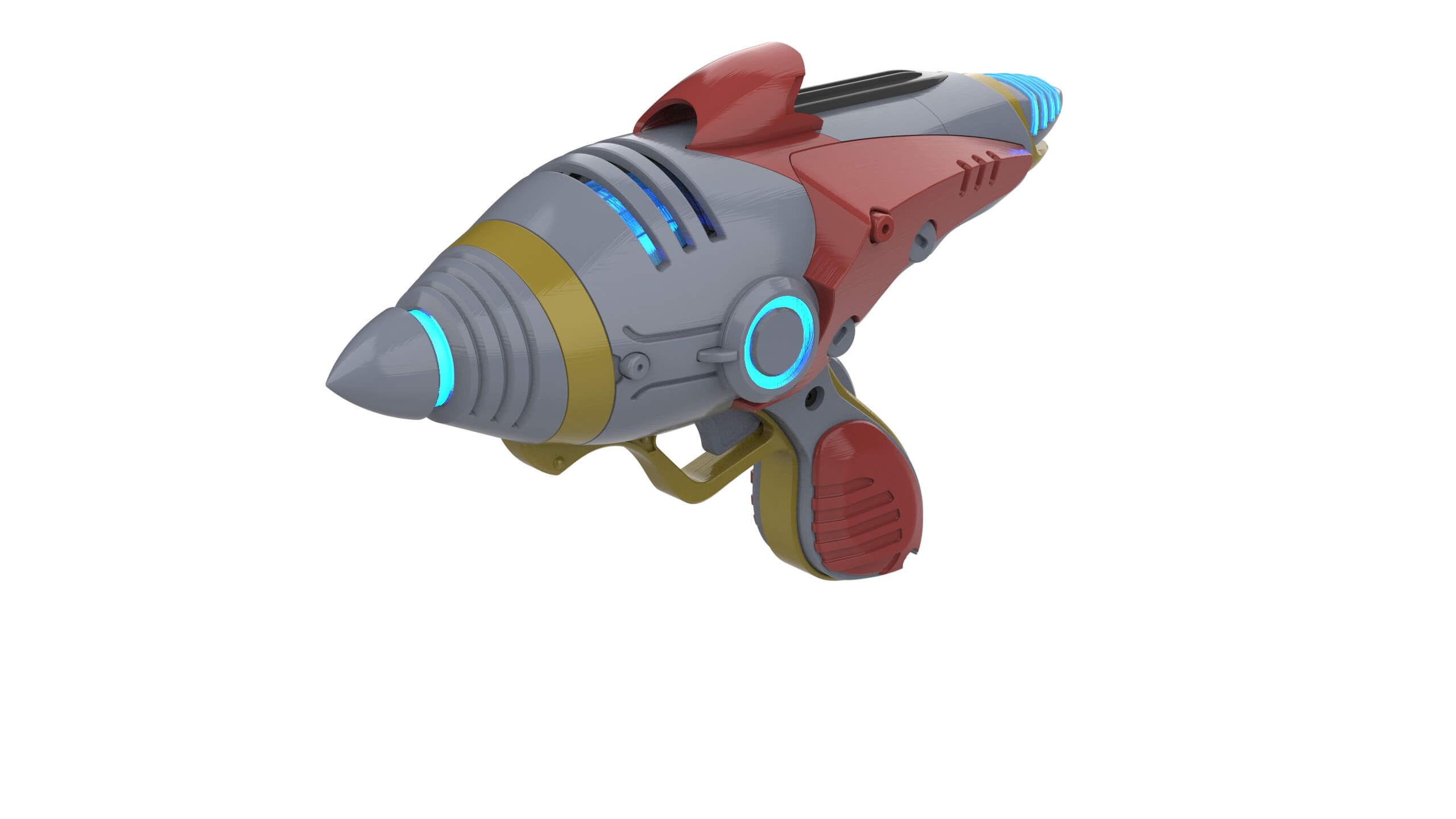Fallout Alien Blaster - 3D Model by MakerLab