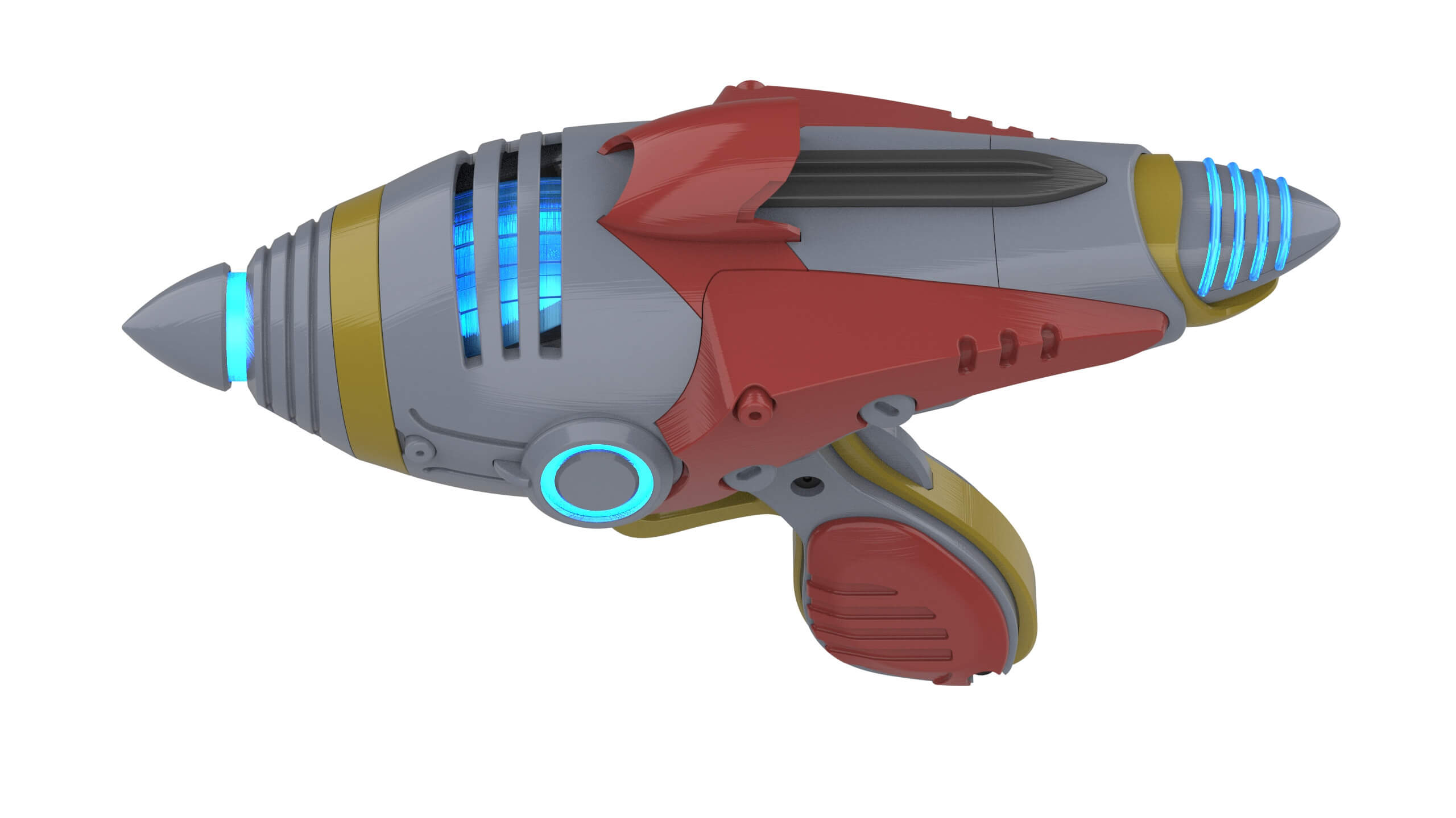 Fallout Alien Blaster - 3D Model by MakerLab