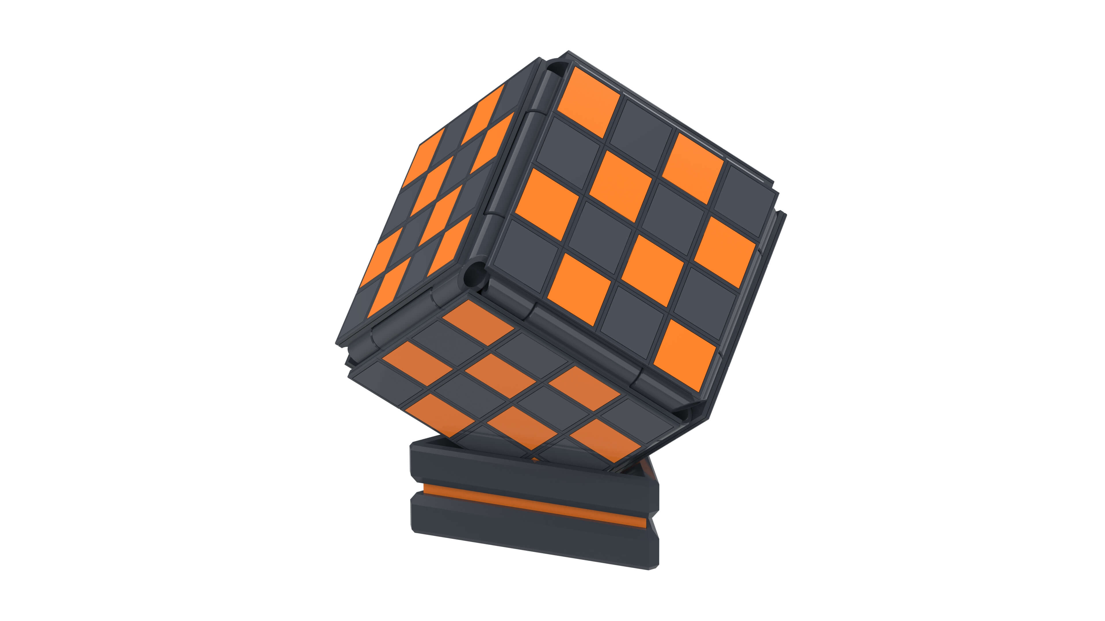 Cube Chess Board - Printable 3d model - STL files - Type 1