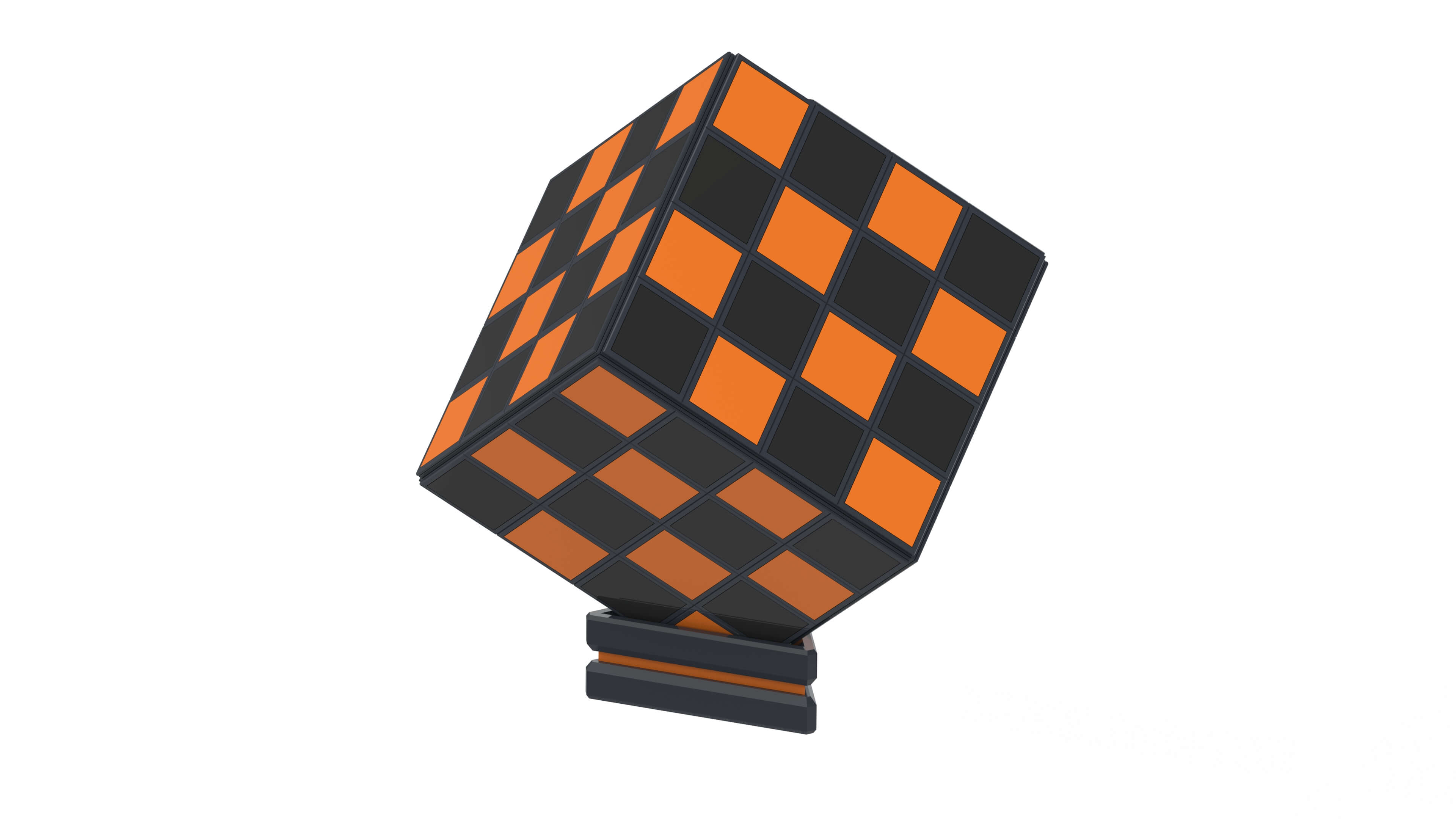 Cube Chess Board - Printable 3d model - STL files - Type 2