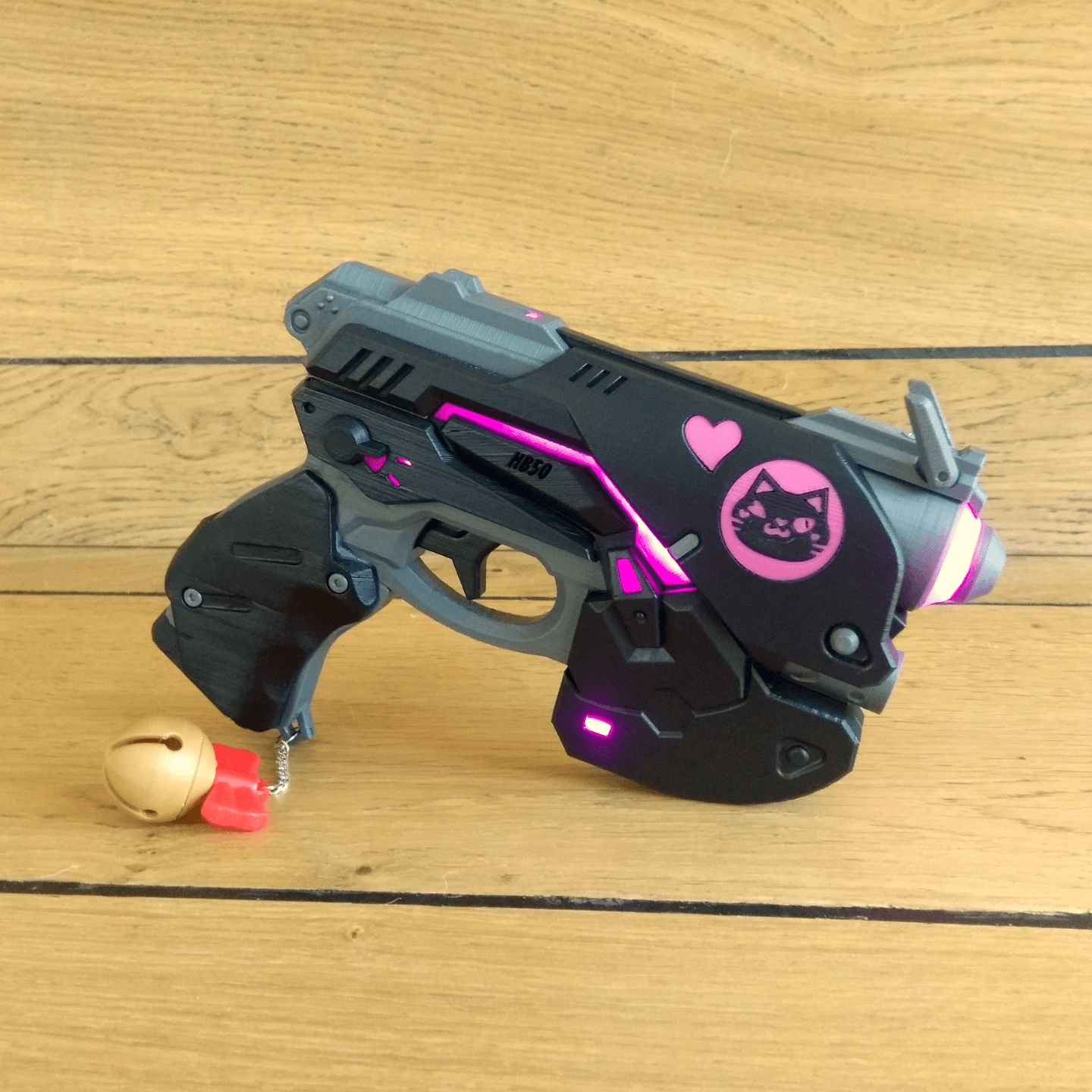 DVa Gun Black Cat Skin - Overwatch - Printable 3d model 3D Render