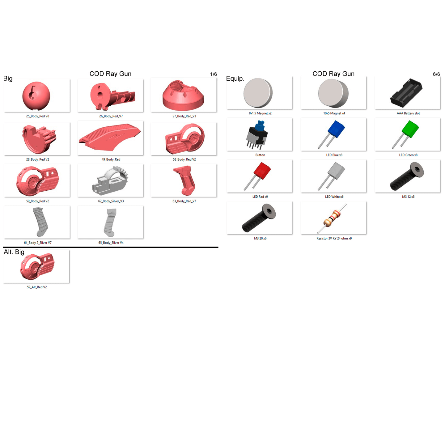 MK1 Ray Gun - CoD - Printable 3d model - STL 3D Render