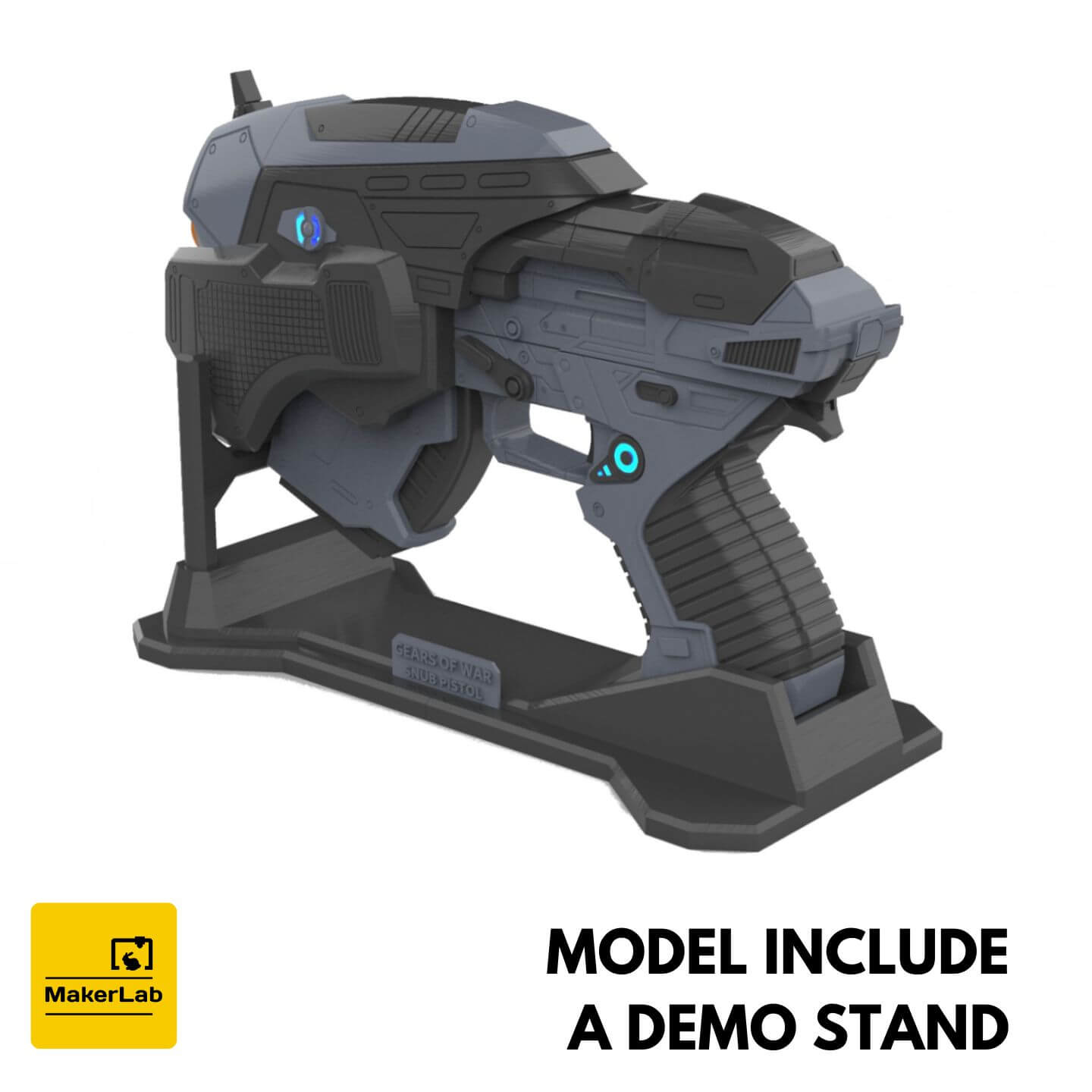 Gears of War 3 Printable Models - 3D Model by MakerLab