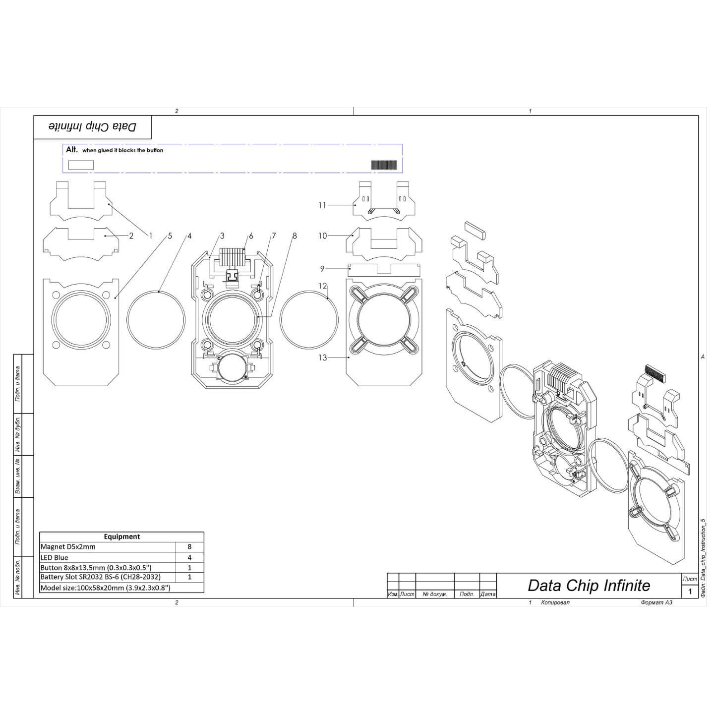 Halo Cortana Data Chip - STL OBJ CAD Bundle - Commercial Use 3D Print ...