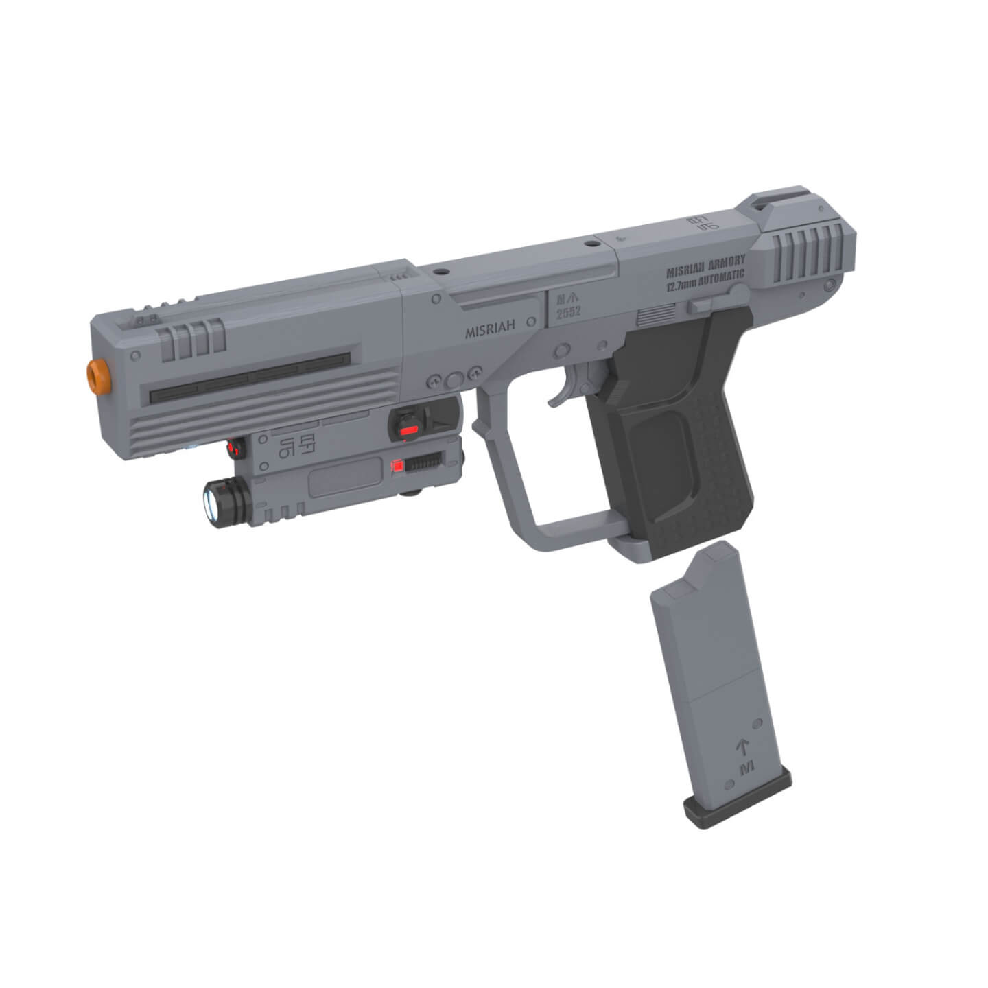 Halo M6C Socom - STL OBJ CAD Bundle - Commercial Use 3D Model by MakerLab