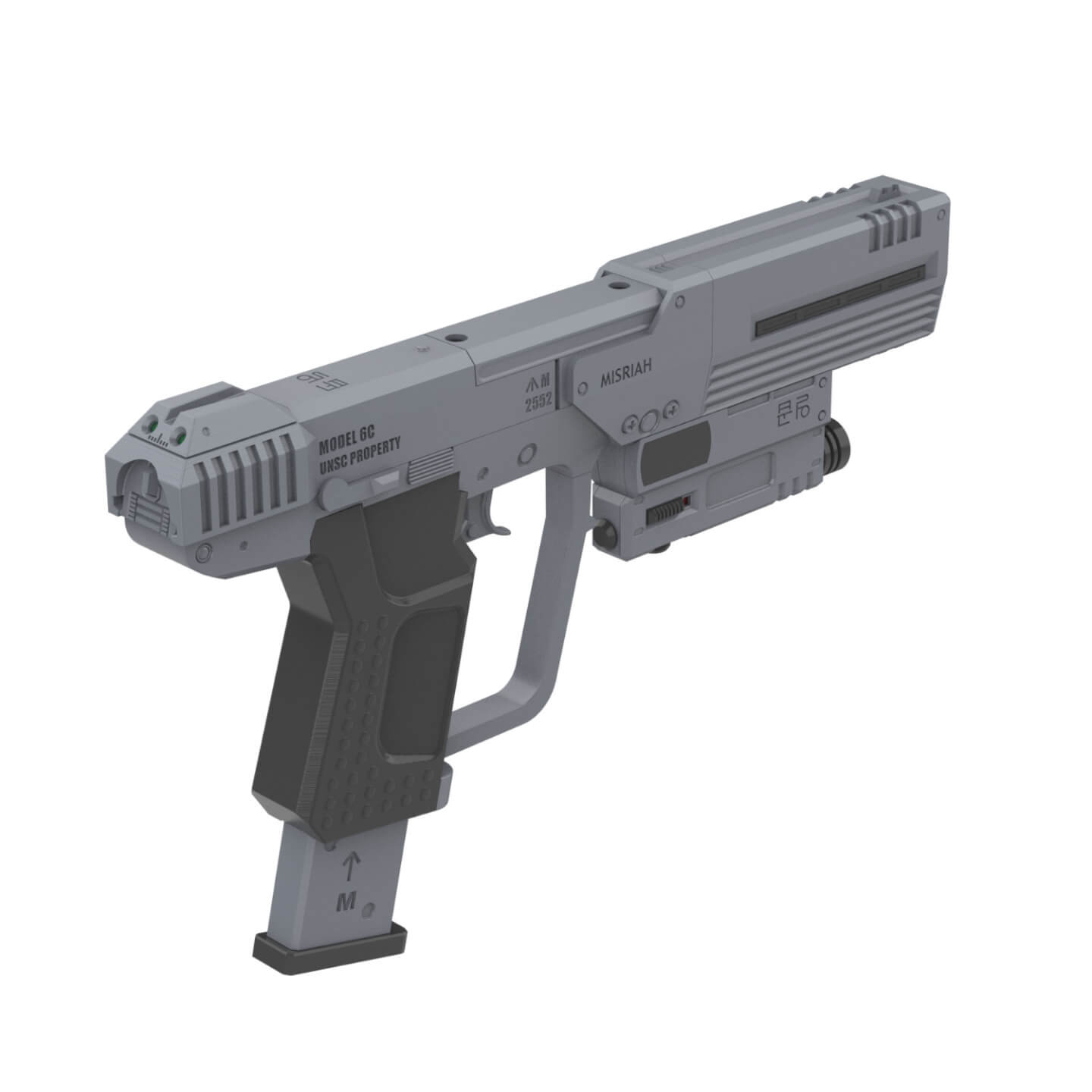 Halo M6C Socom - STL OBJ CAD Bundle - Commercial Use 3D Model by MakerLab