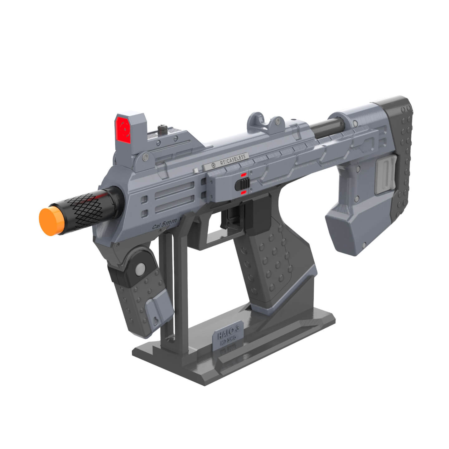 Halo M7 SMG - STL OBJ CAD Bundle - Commercial Use 3D Model by MakerLab