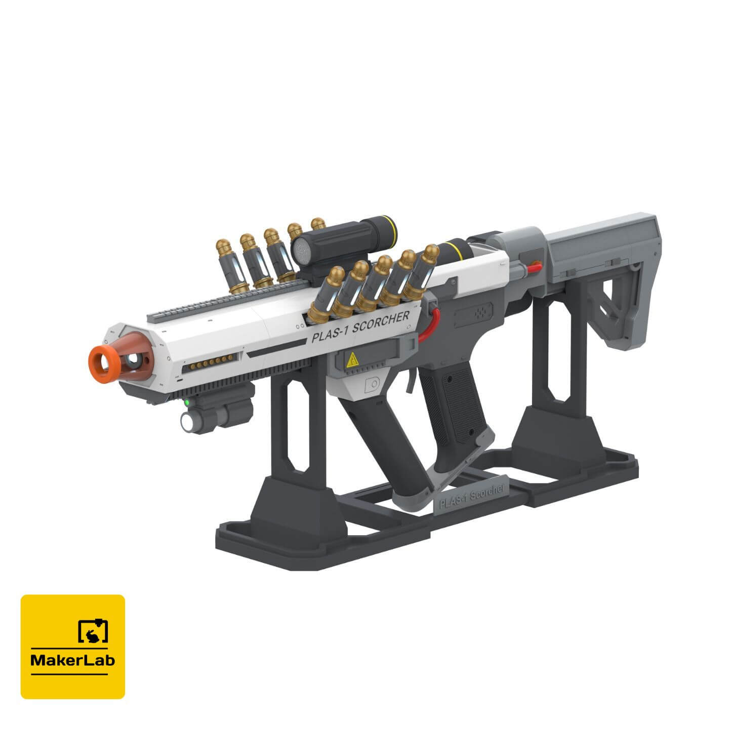 Helldivers 2 PLAS-1 Scorcher - STL 3D Model - Personal Use by MakerLab