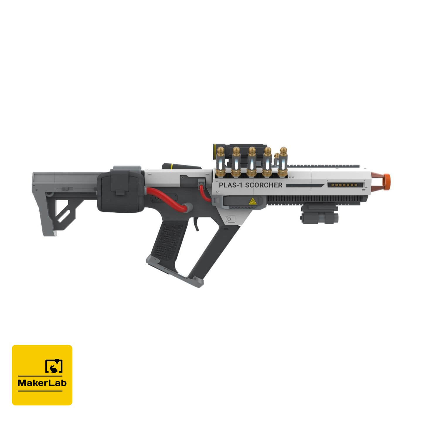 Helldivers 2 PLAS-1 Scorcher - STL 3D Model - Personal Use by MakerLab