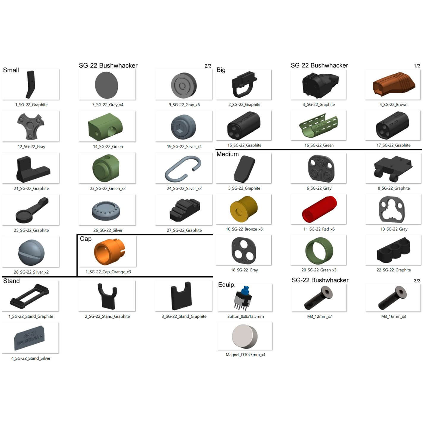 Helldivers 2 SG-22 Bushwhacker - STL - Personal Use 3D Print Model by ...