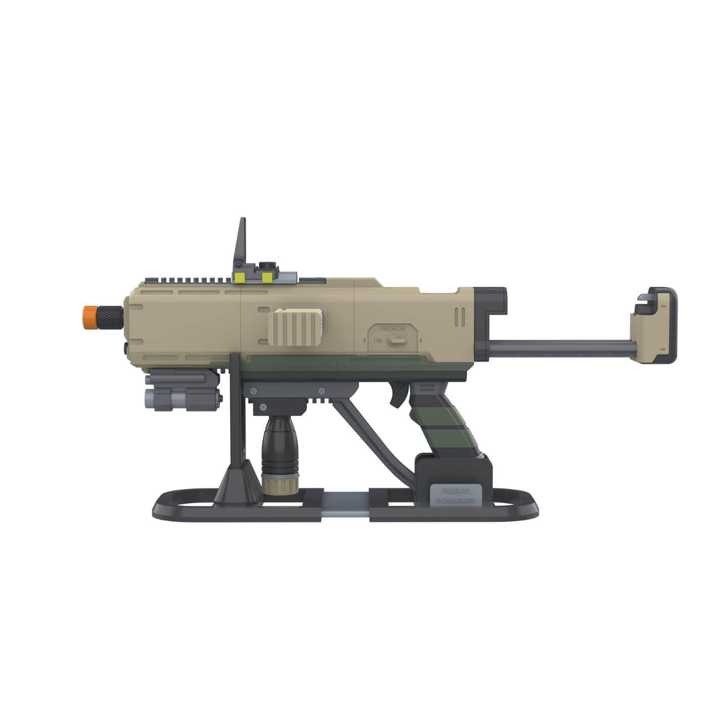 Helldivers 2 SMG-72 Pummeler - STL - Personal Use 3D Model by MakerLab