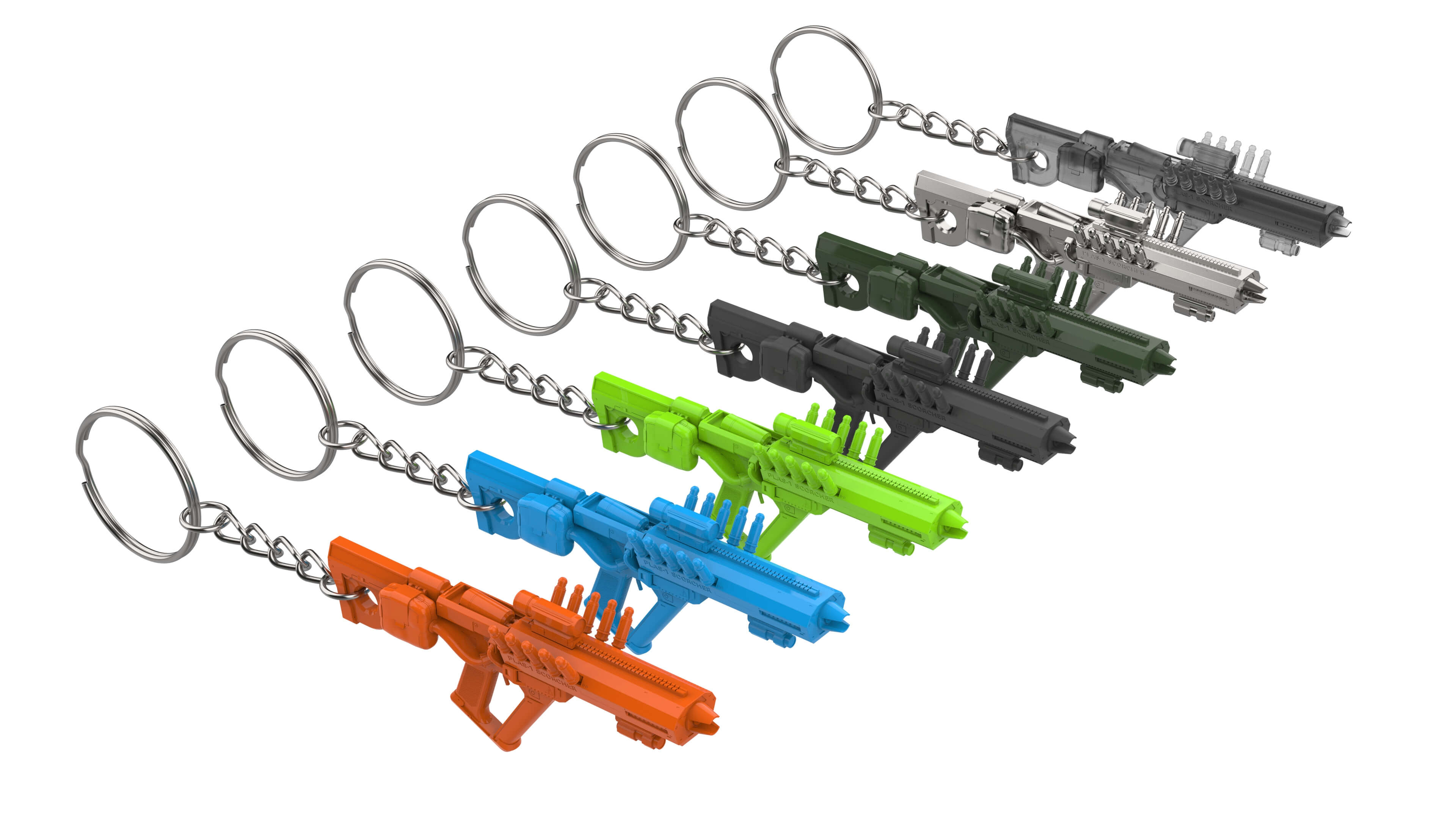 Helldivers Keychains Bundle - 7 Printable STL - Personal Use 3D Model by MakerLab