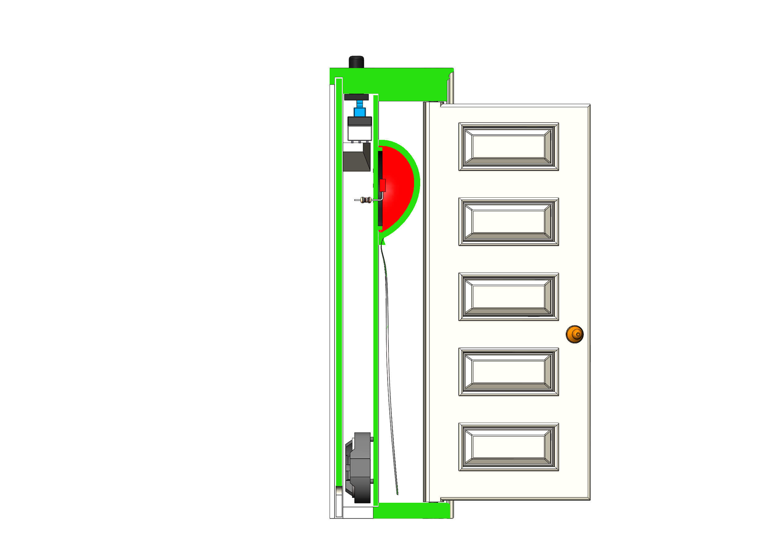 It Door Miniature - 3D Model by MakerLab