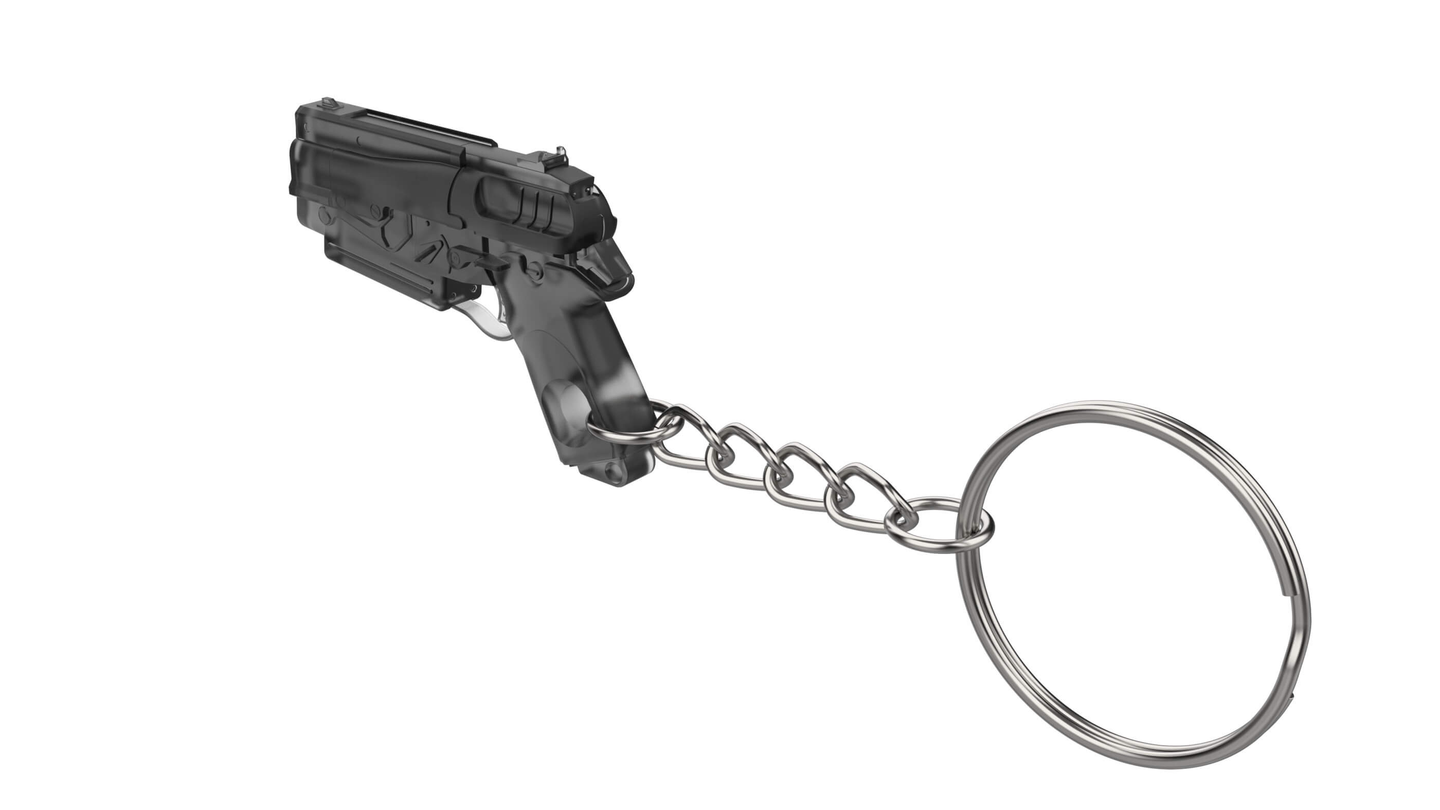 Keychain 10mm Pistol Fallout - 3D Model by MakerLab