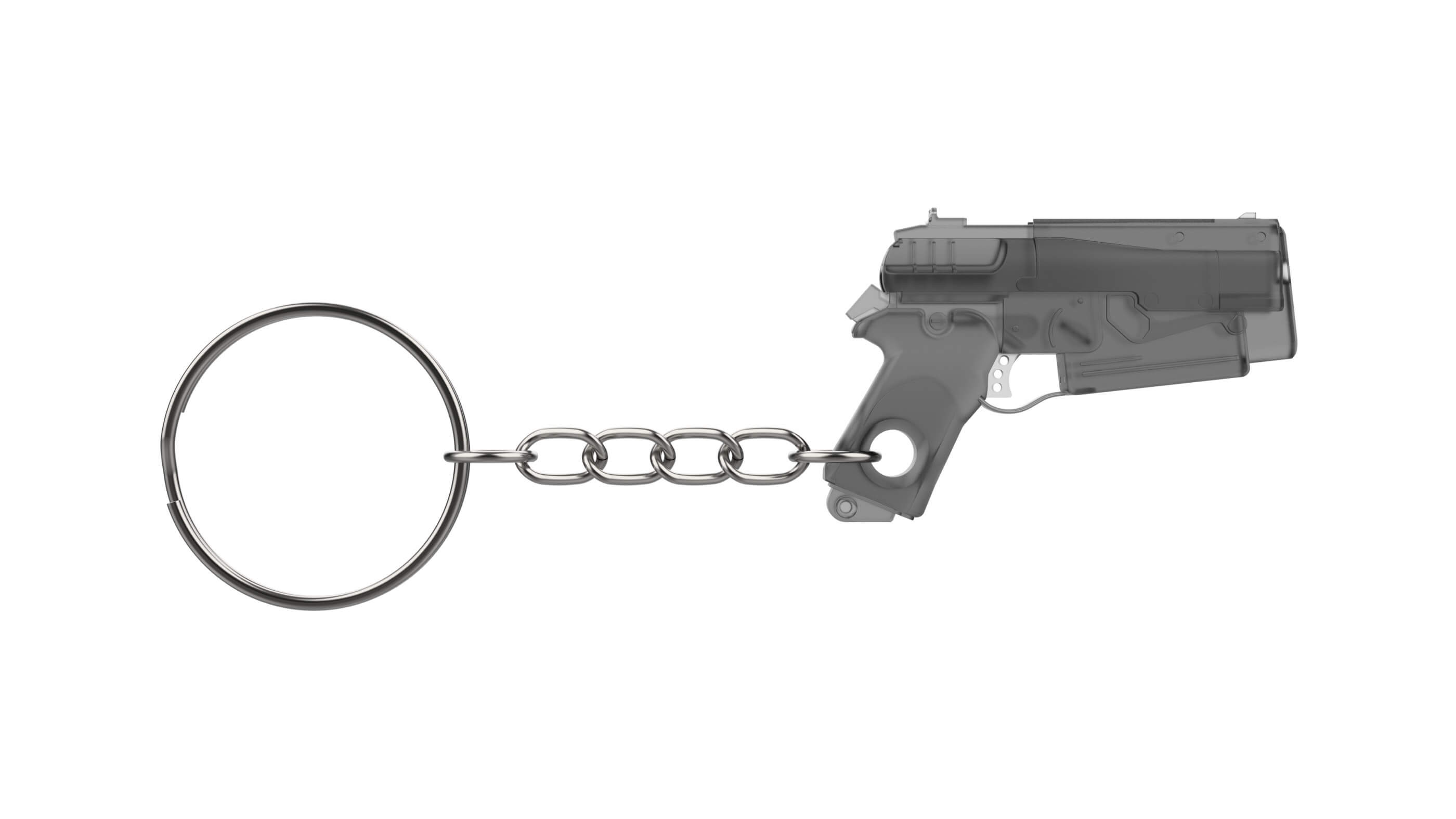 Keychain 10mm Pistol Fallout - 3D Model by MakerLab